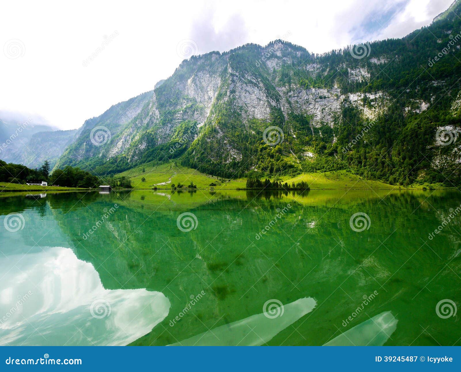 Konigssee Lake, Bavaria Germany Stock Image - Image of clear ...