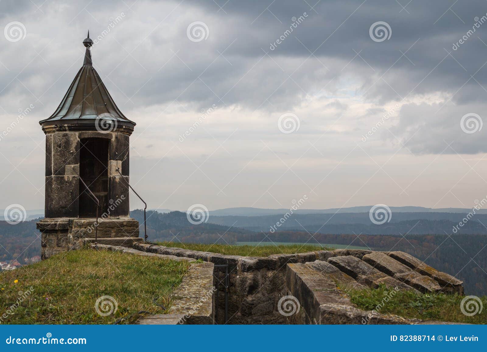 Konigstein & X28; Koenigstein& X29; Vesting, Saksen Stock Foto - Image ...