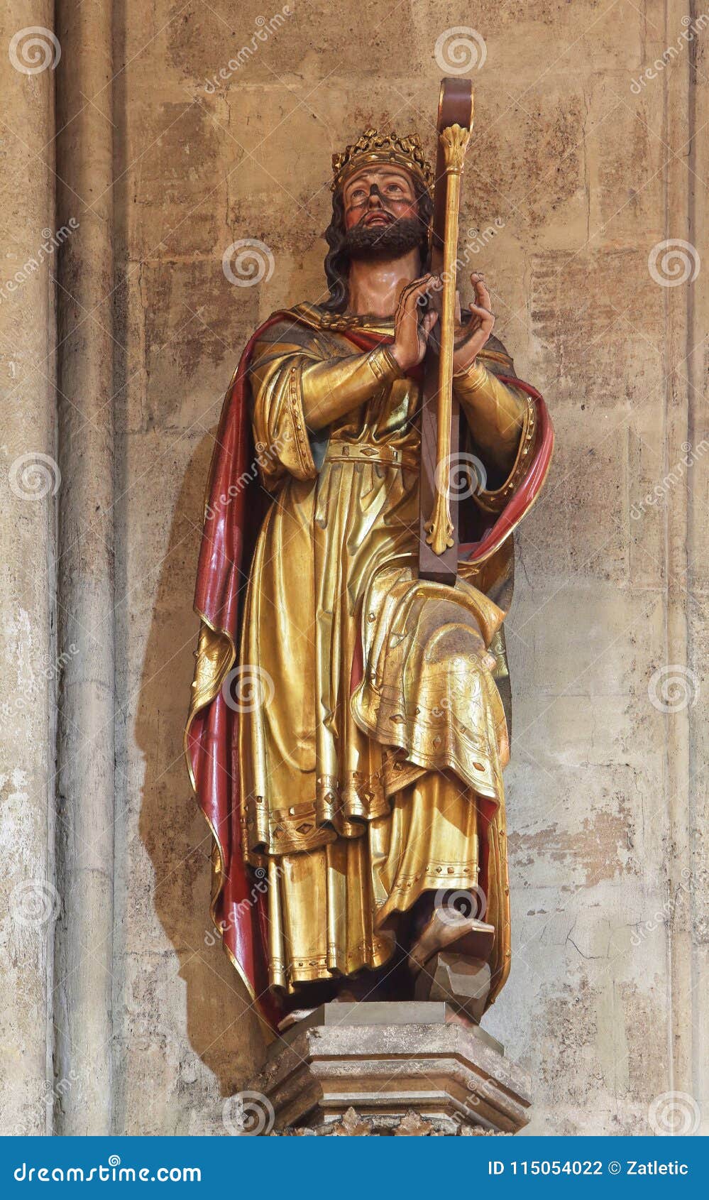 Koning David redactionele fotografie. Image of geloof - 115054022