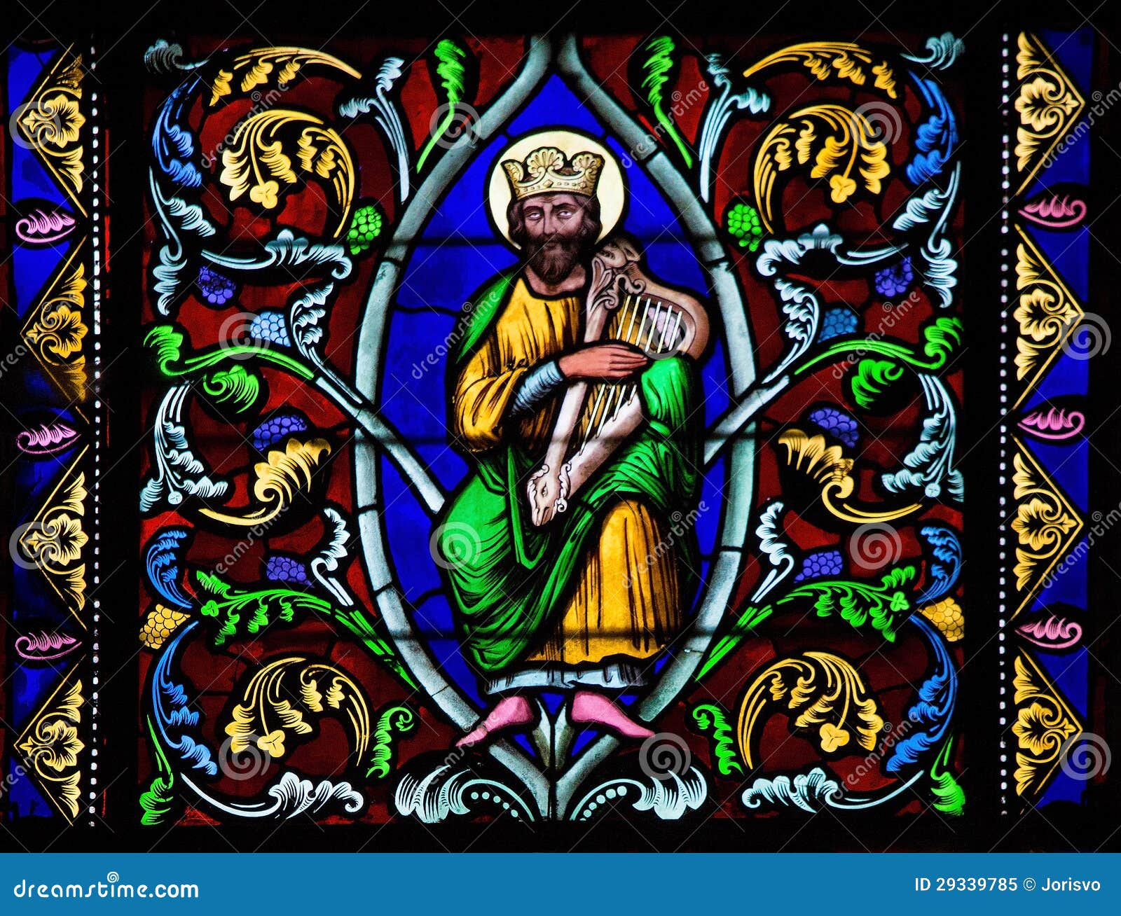 Koning David stock afbeelding. Image of frankrijk, heilig - 29339785