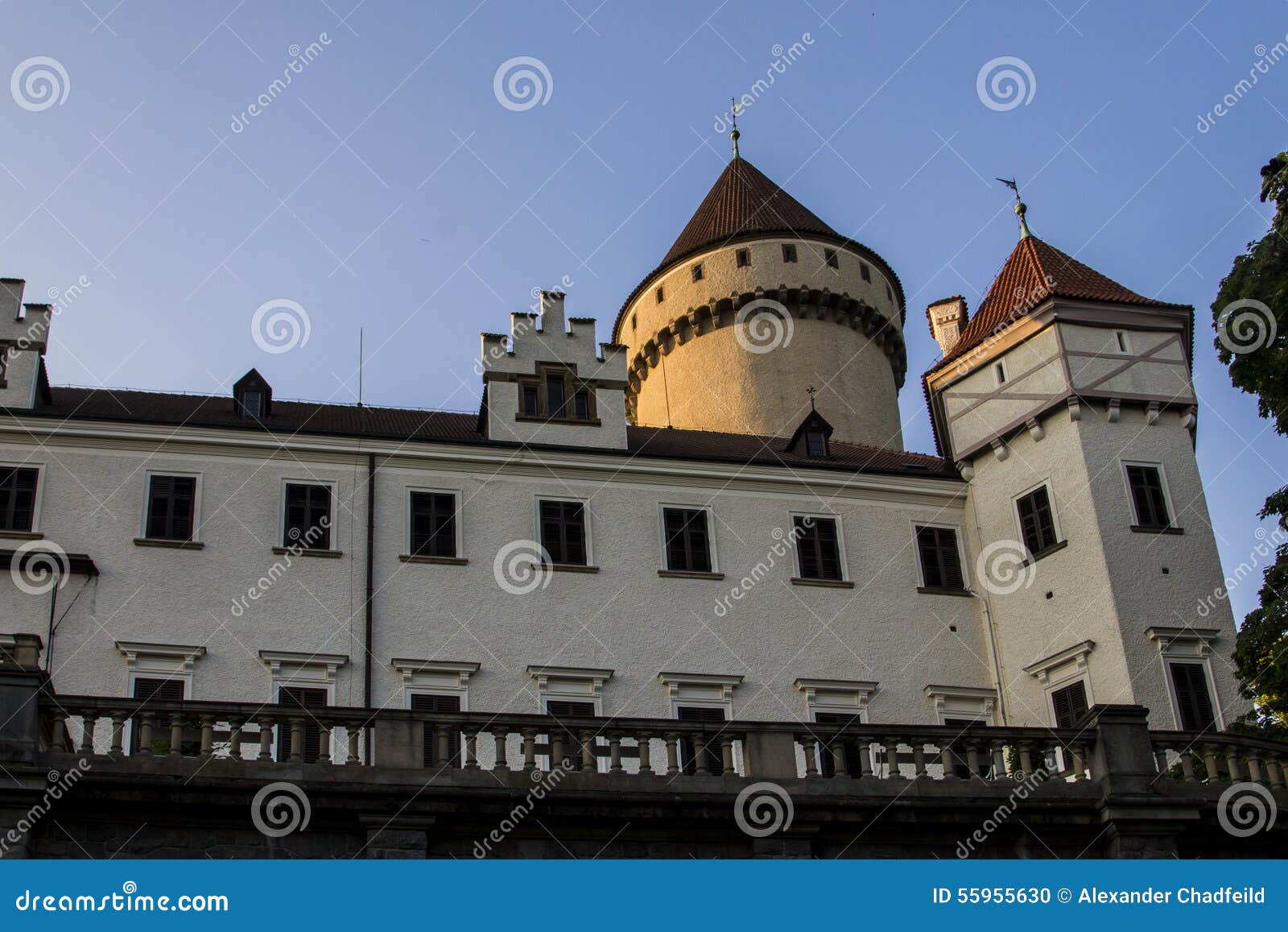 Konopiste Castle stock photo. Image of ages, fortification - 55955630