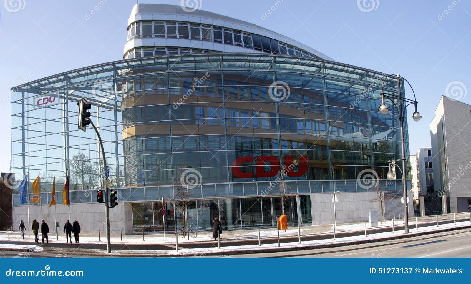 Konrad Adenauer-Haus Berlin Redaktionelles Stockfotografie - Bild von ...