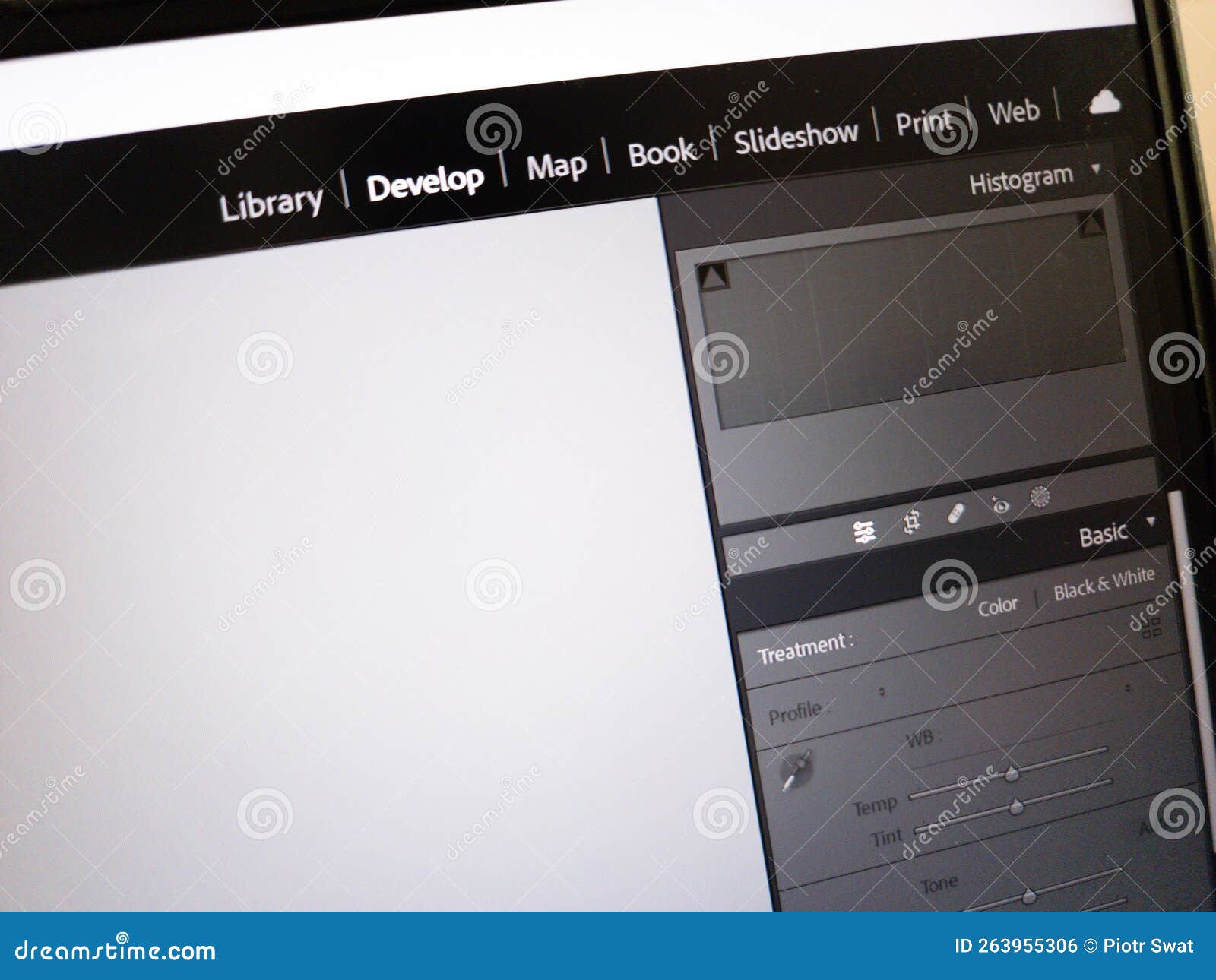 KONSKIE, POLAND - December 13, 2022: Adobe Lightroom Classic Software ...