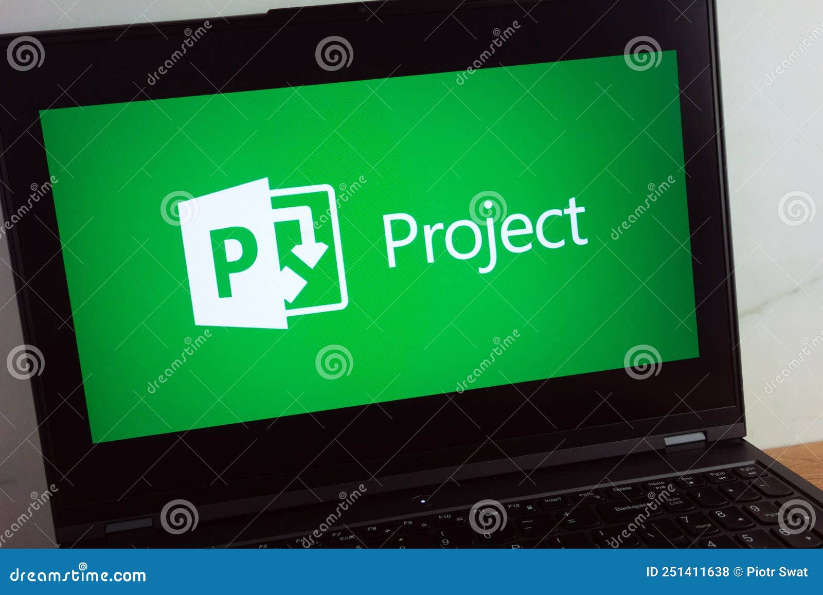 KONSKIE, POLAND - July 11, 2022: Microsoft Project Software Product ...