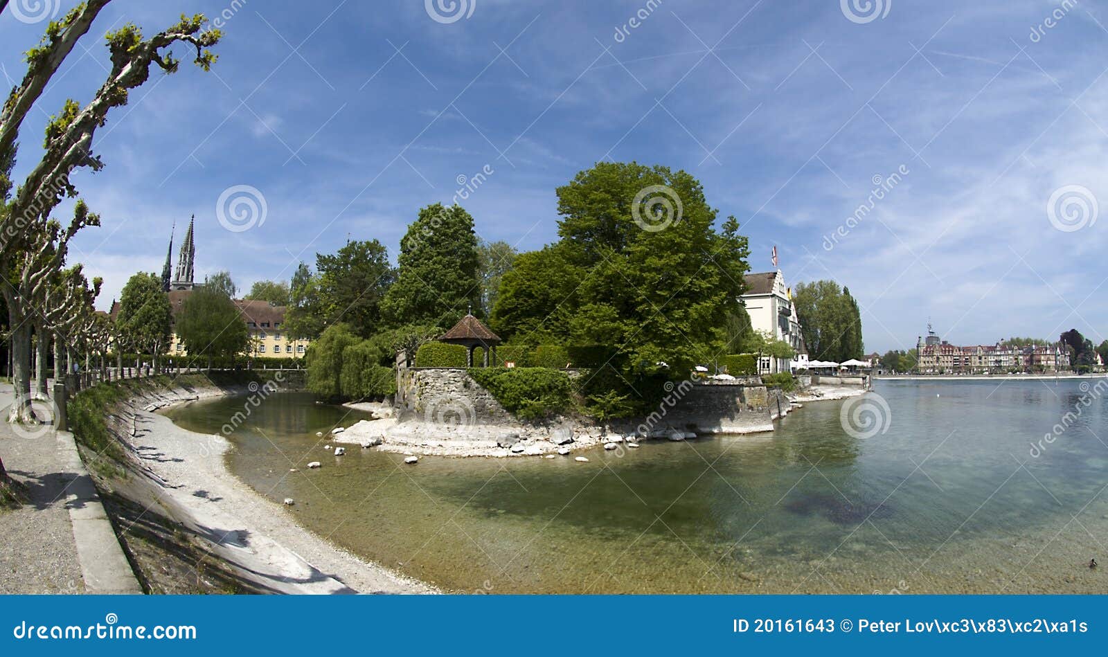 Konstanz City at Lake Constance Editorial Stock Photo - Image of ...