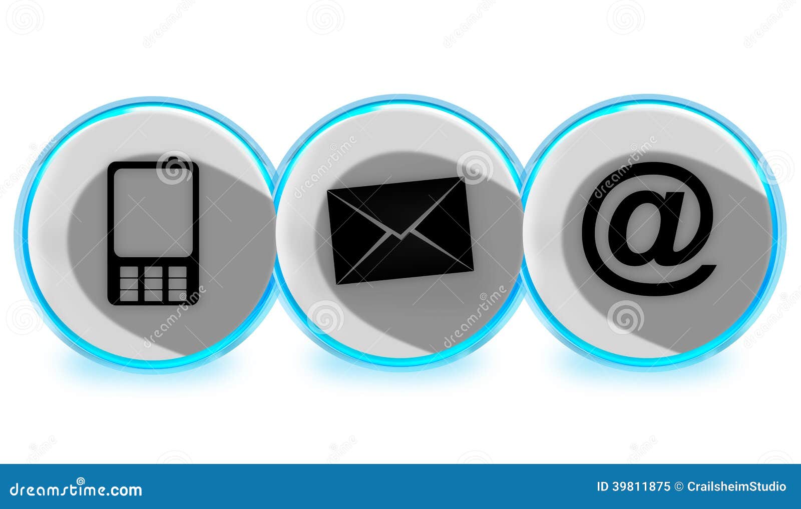 Kontaktieren Sie uns stock abbildung. Illustration von webseite - 39811875