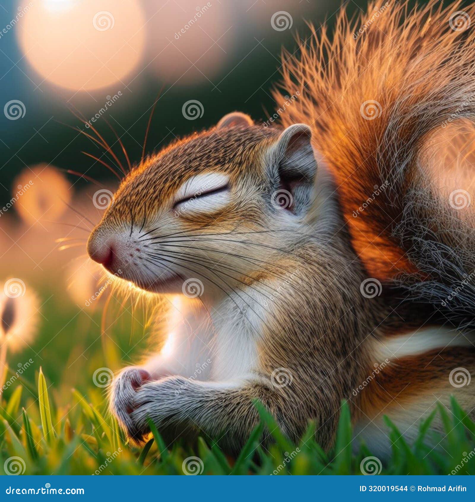 A sleepy squirrel stock photo. Image of sleepy, gleaming - 320019544