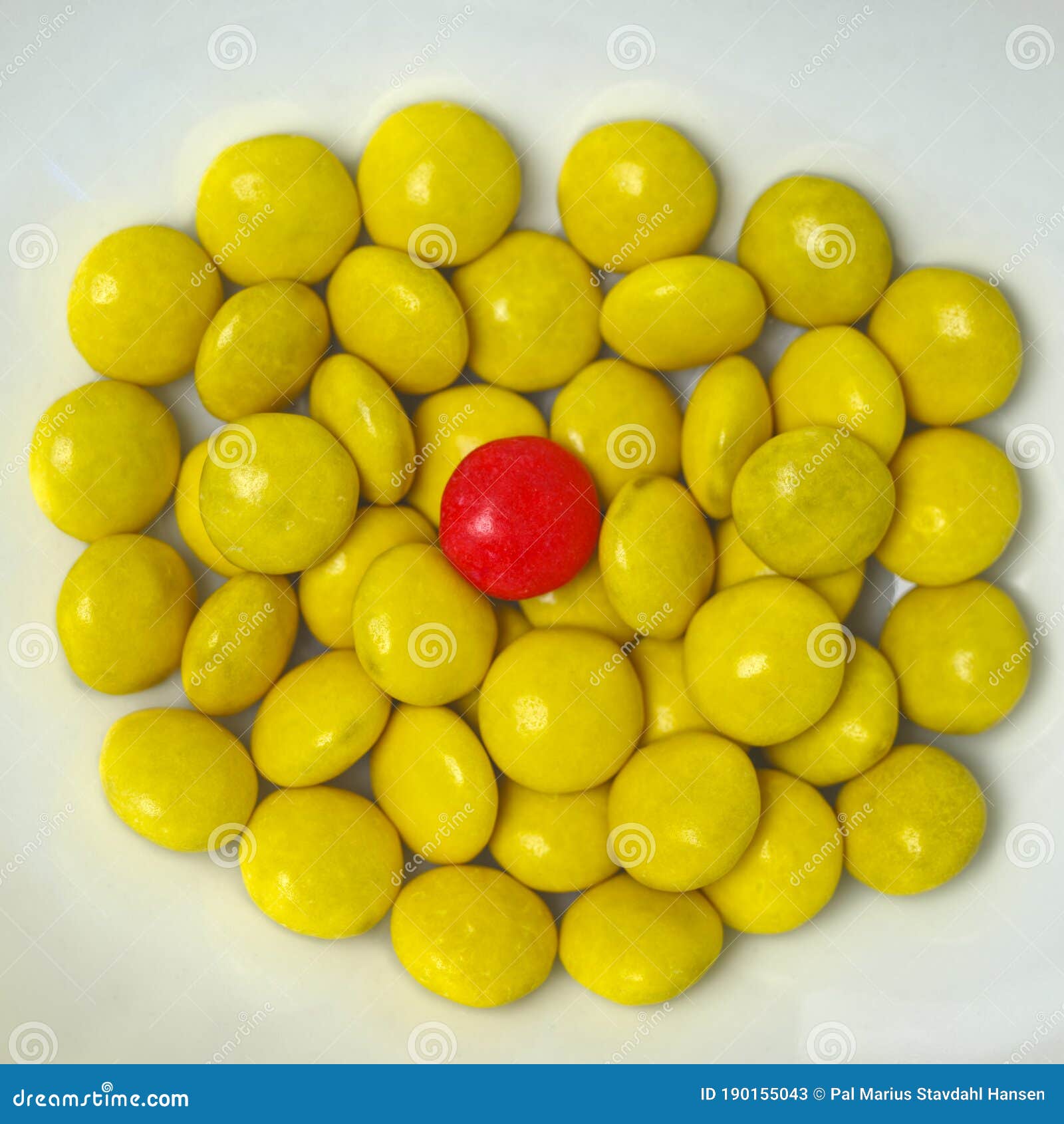 Contrasted Yellow and Red Candy Stock Image - Image of colorful ...