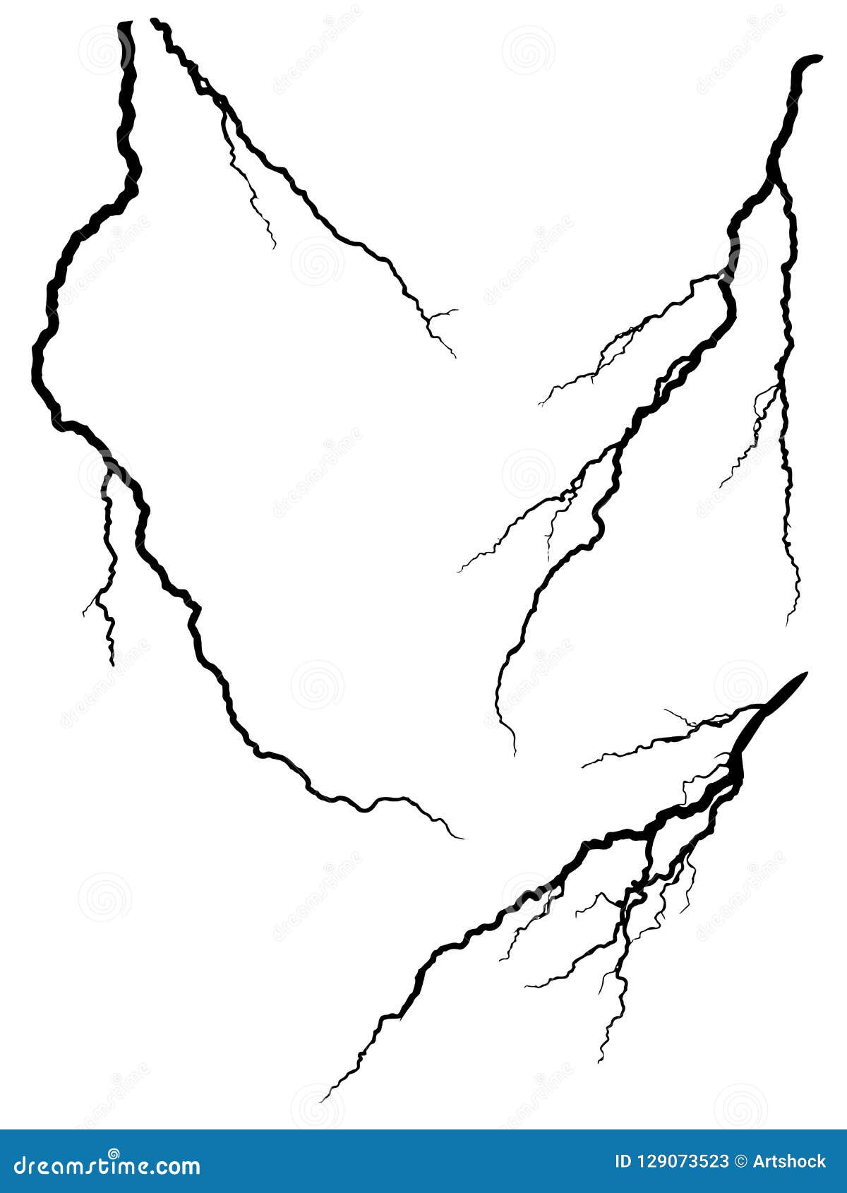 Kontur av blixt vektor illustrationer. Illustration av utformning ...