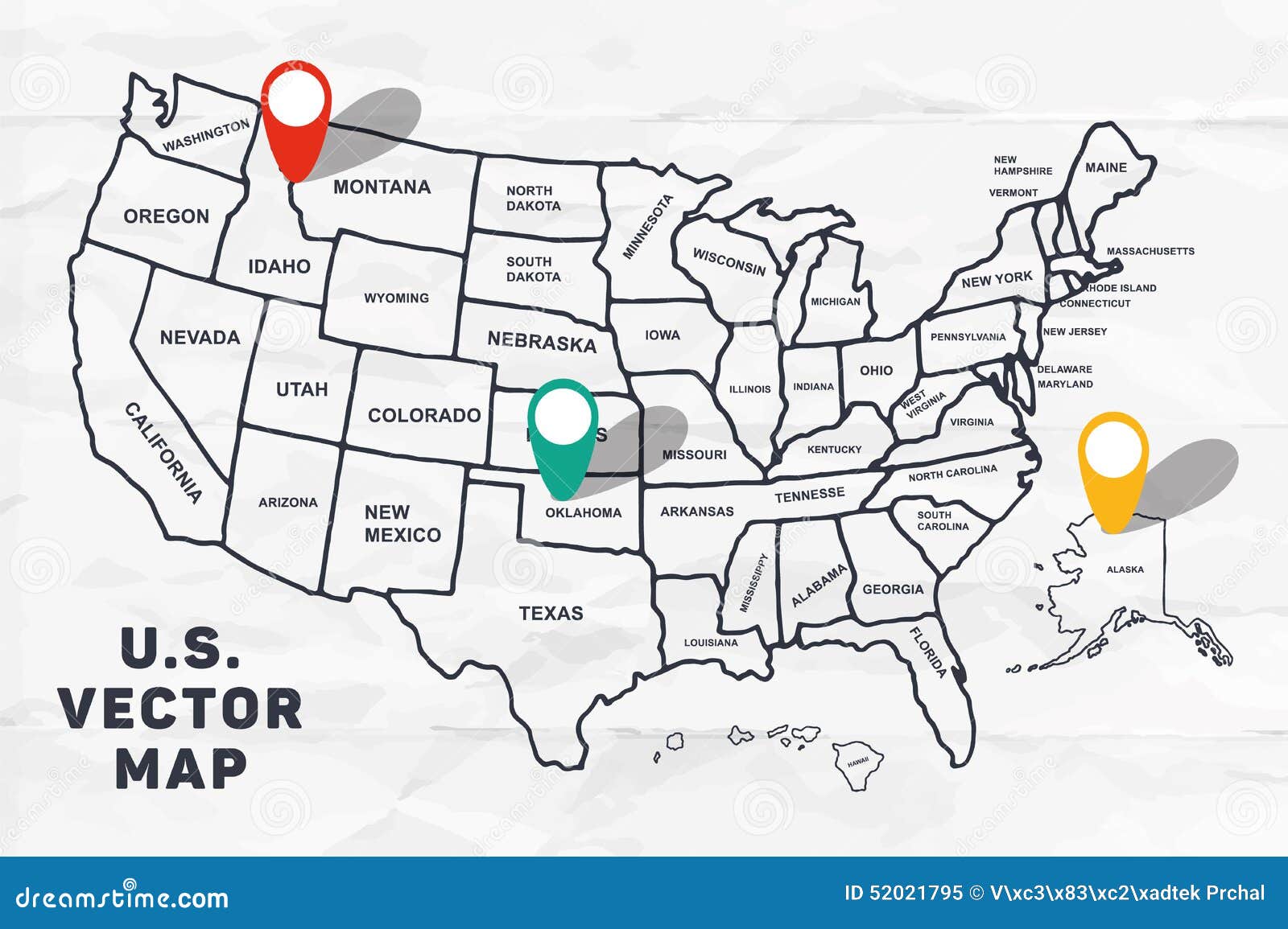 Konture Harta E Amerikes