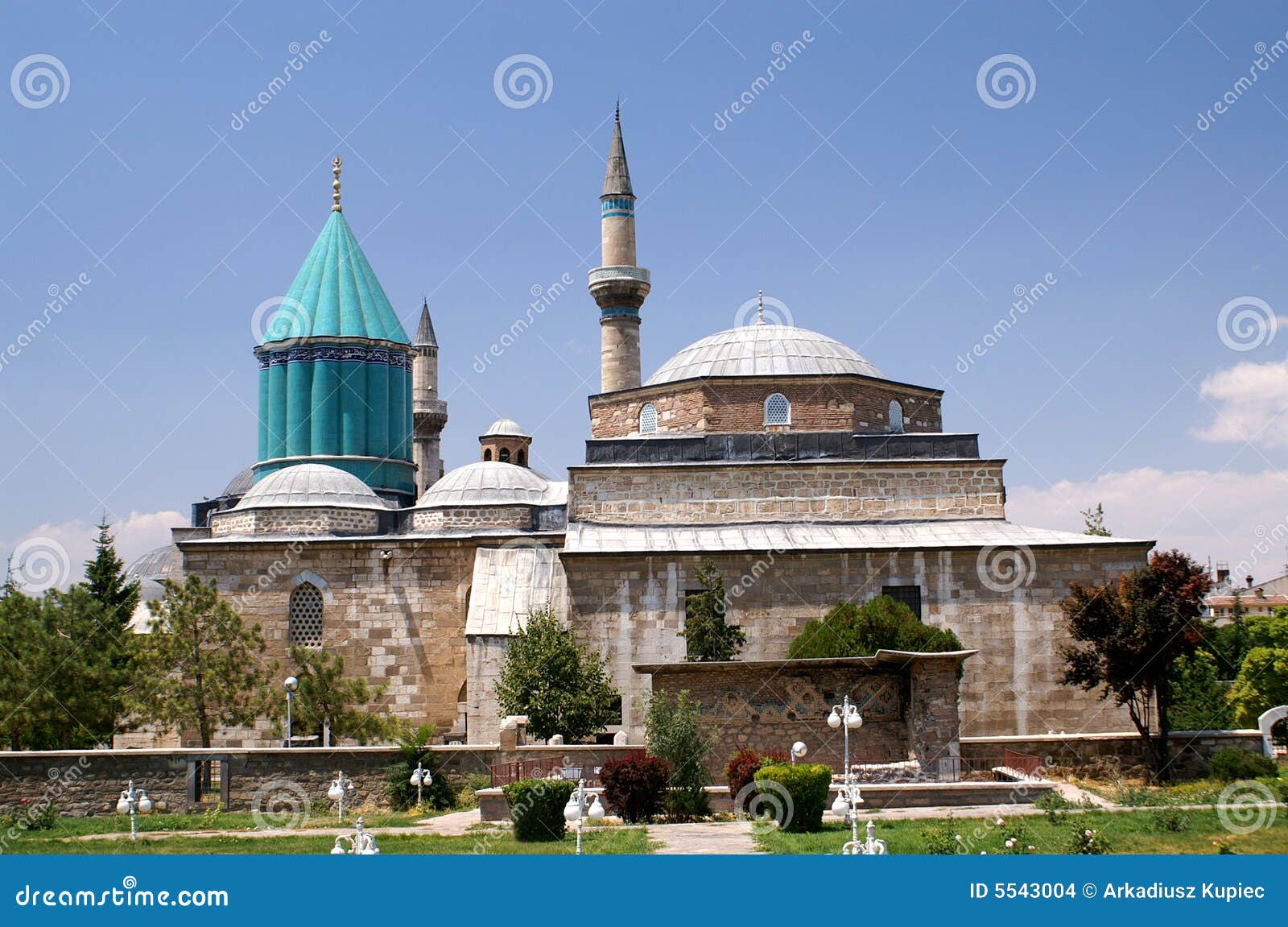 Konya mosque stock photo. Image of east, architecture - 5543004