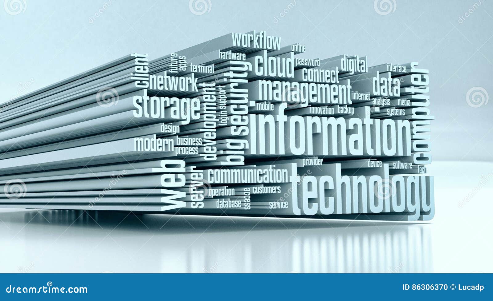 Konzept Der Informationstechnologie Stock Abbildung - Illustration von ...