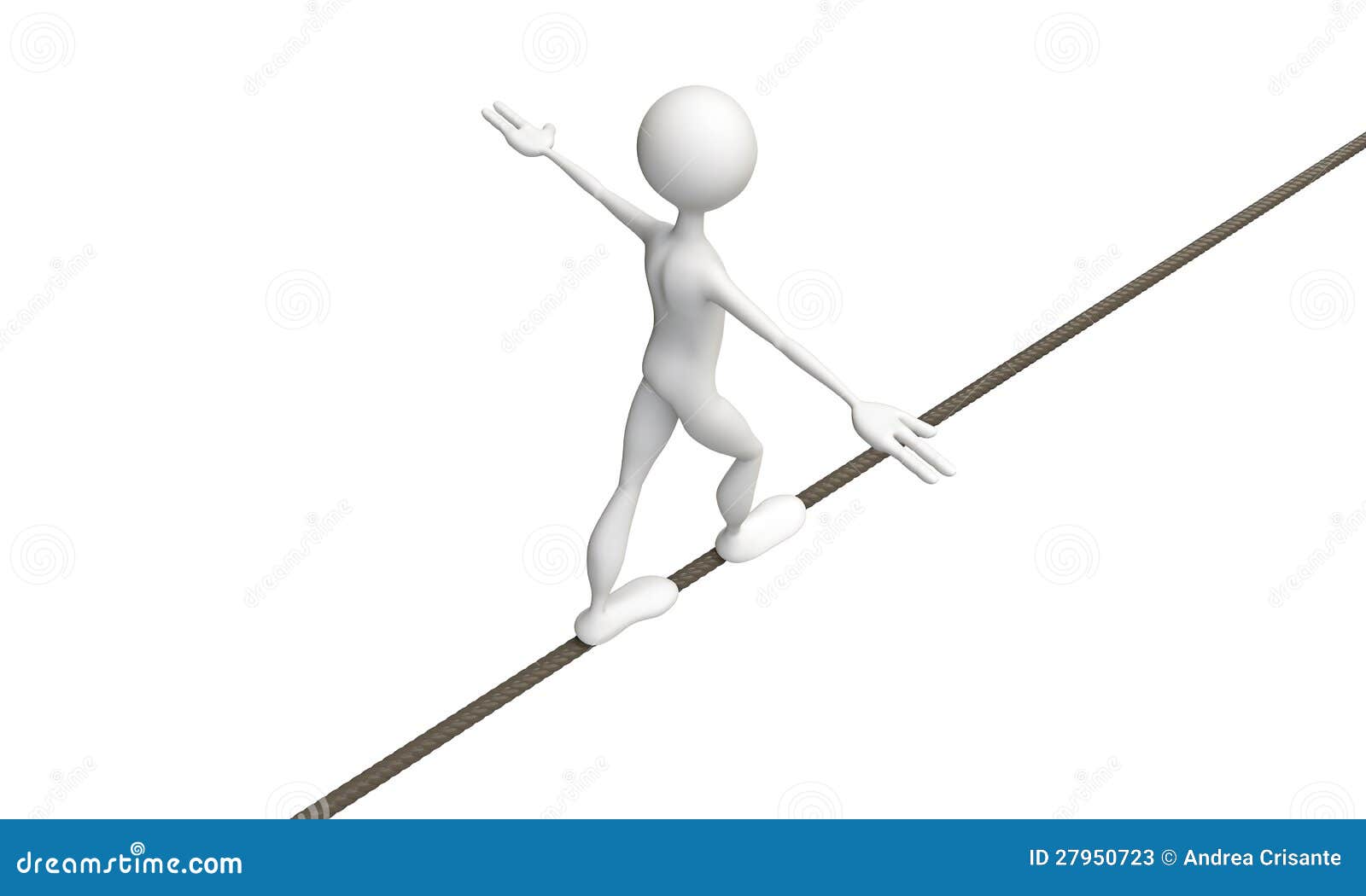 Koorddanser stock illustratie. Illustration of kabel - 27950723