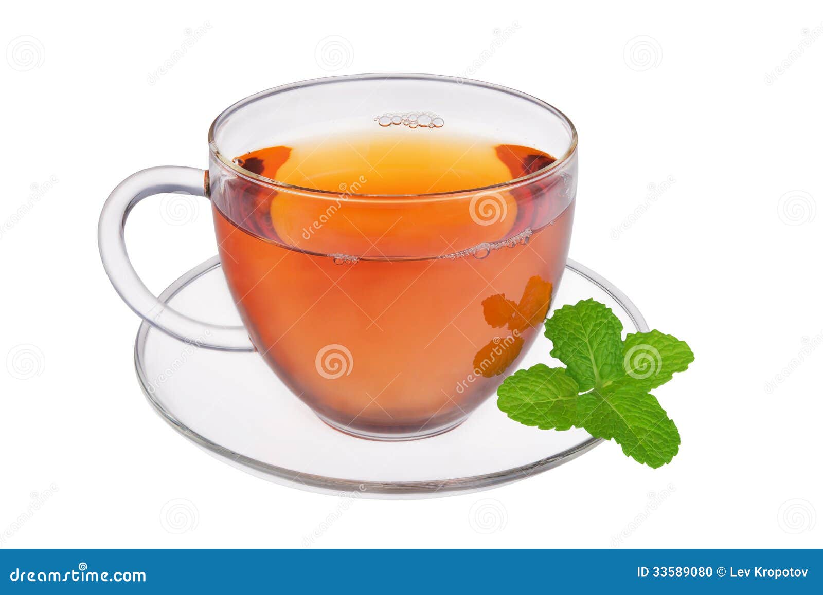 Kop thee stock foto. Image of zwart, munt, achtergrond - 33589080