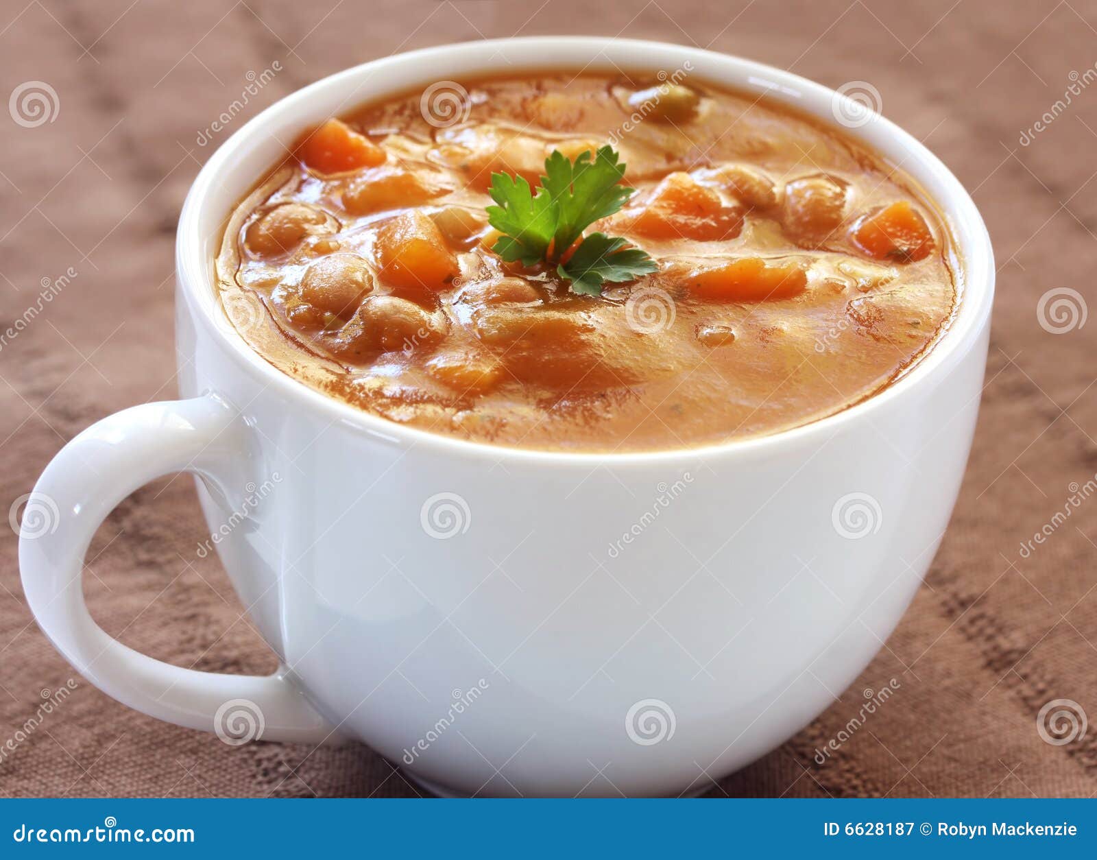 Kop van Soep stock afbeelding. Image of foto, horizontaal - 6628187