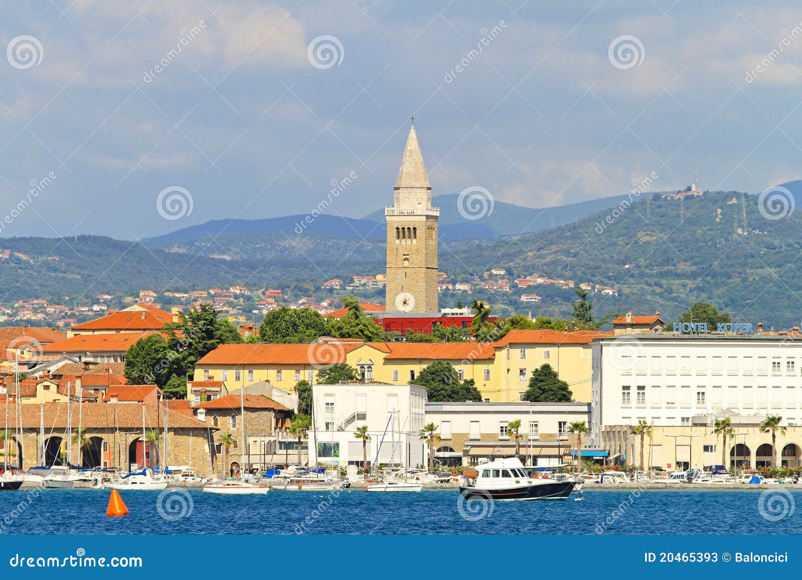 Koper town stock image. Image of slovenia, adriatic, town - 20465393