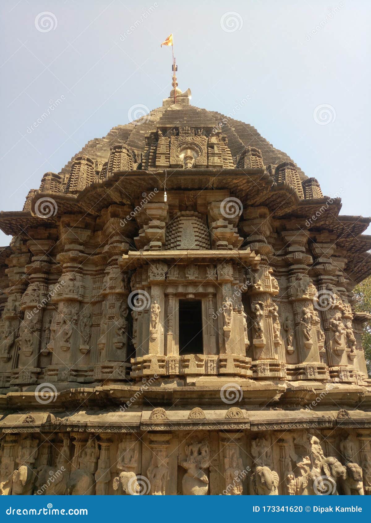 Kopeshwar Temple Back Side, Kolhapur Stock Photo - Image of back, side ...
