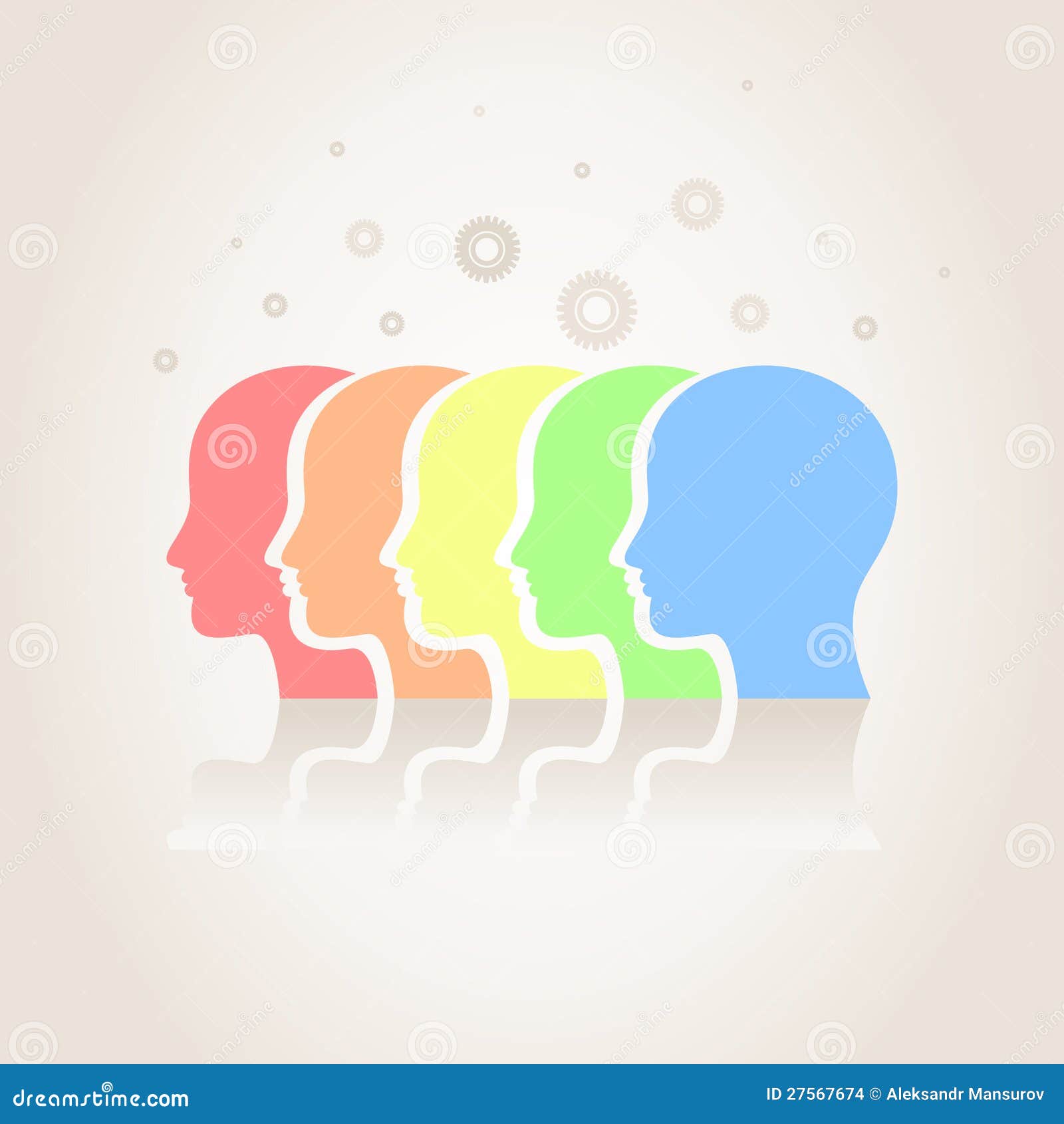 Kopf vektor abbildung. Illustration von bild, nebulously - 27567674