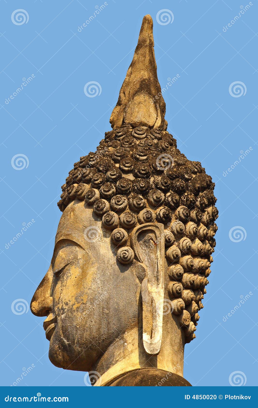 Kopf Der Statue Buddhas Bild. Bild: 4850020