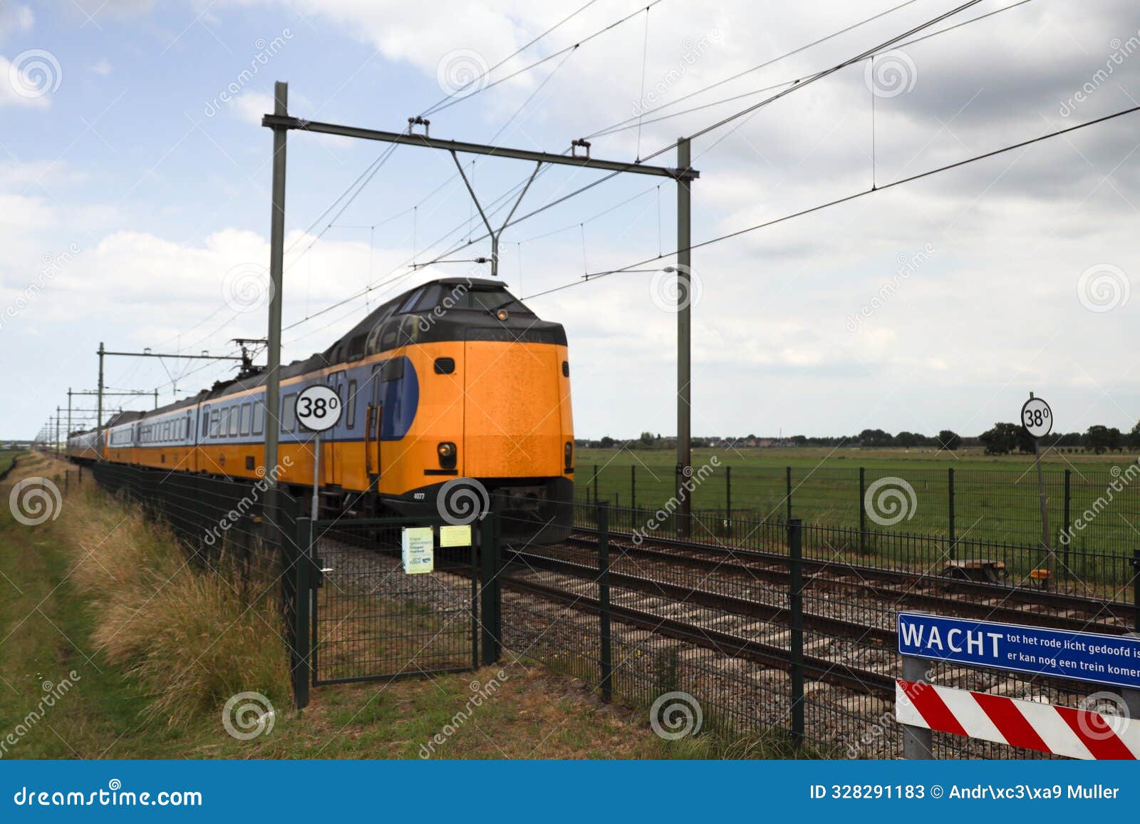 ICM Koploper Intercity Train In The Zuidplaspolder In The Netherlands ...