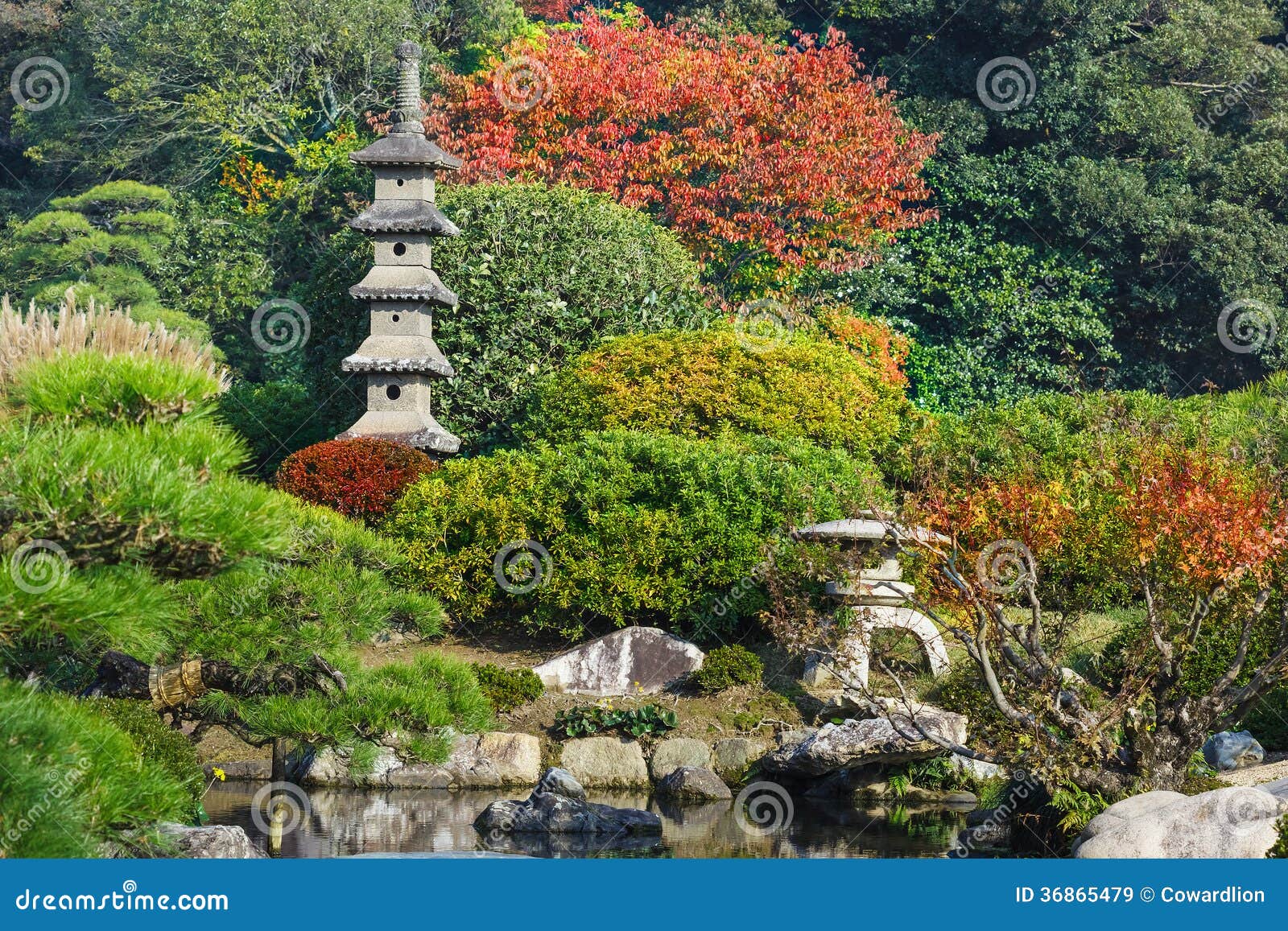 Koraku-en Garden in Okayama Stock Image - Image of travel, landscaping ...
