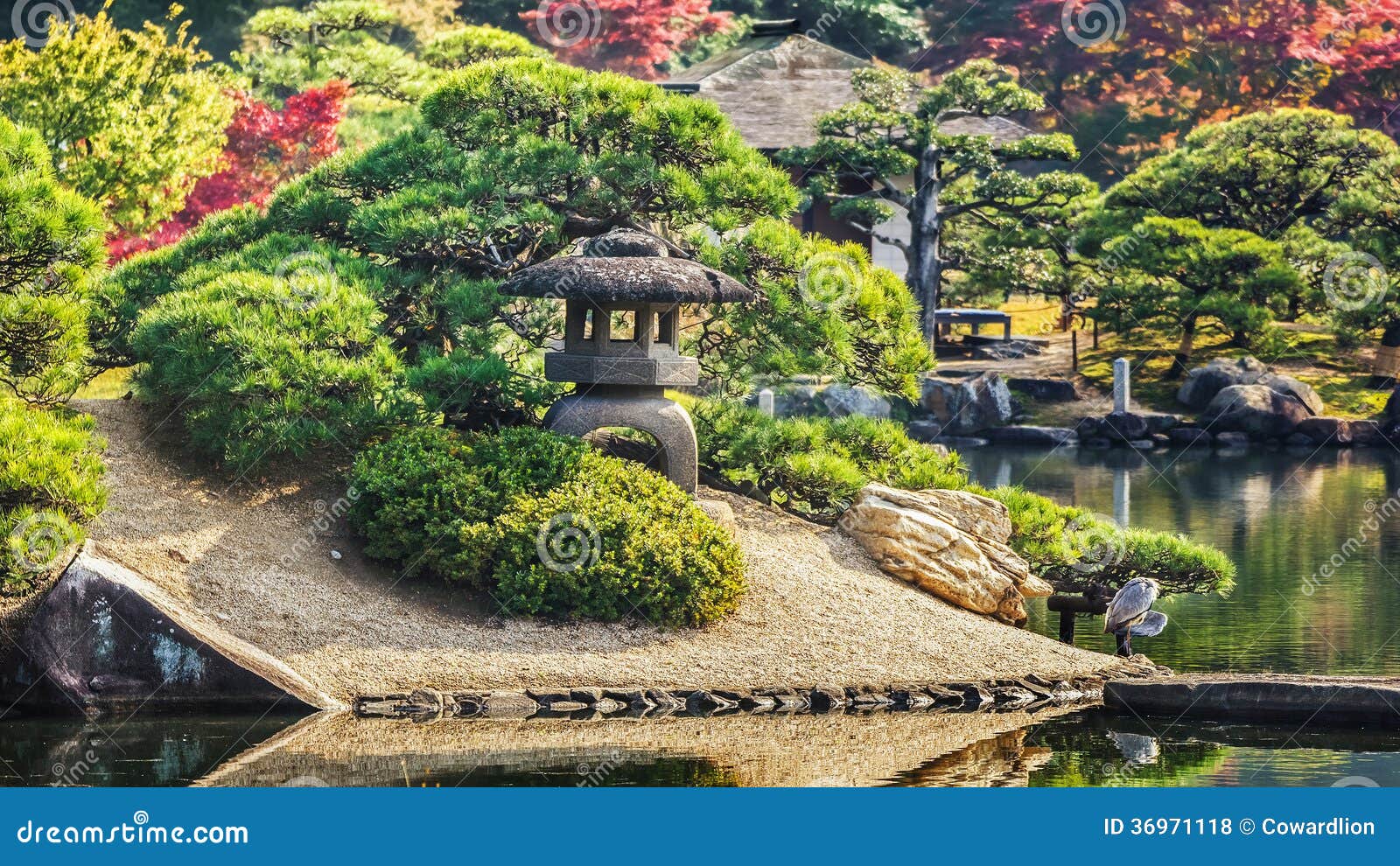 Koraku-en Garden in Okayama Stock Photo - Image of garden, pond: 36971118
