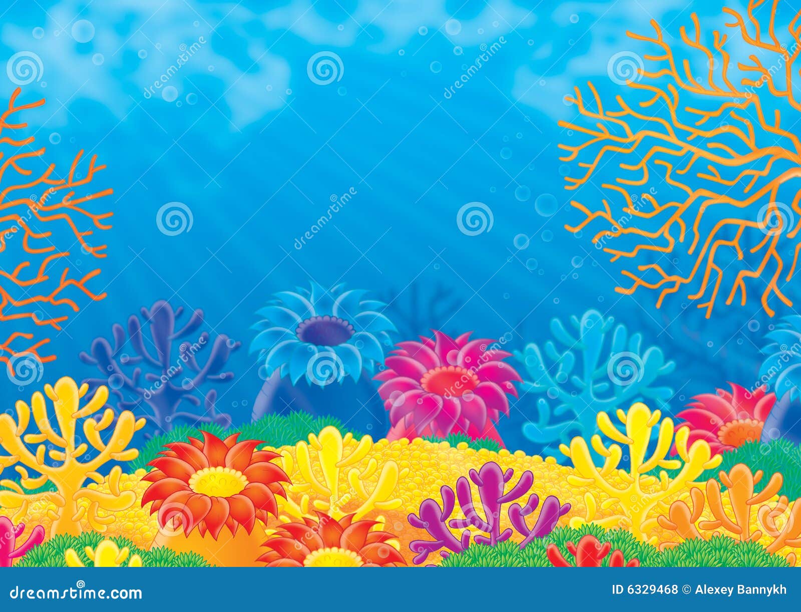 Korallrev stock illustrationer. Illustration av korall - 6329468