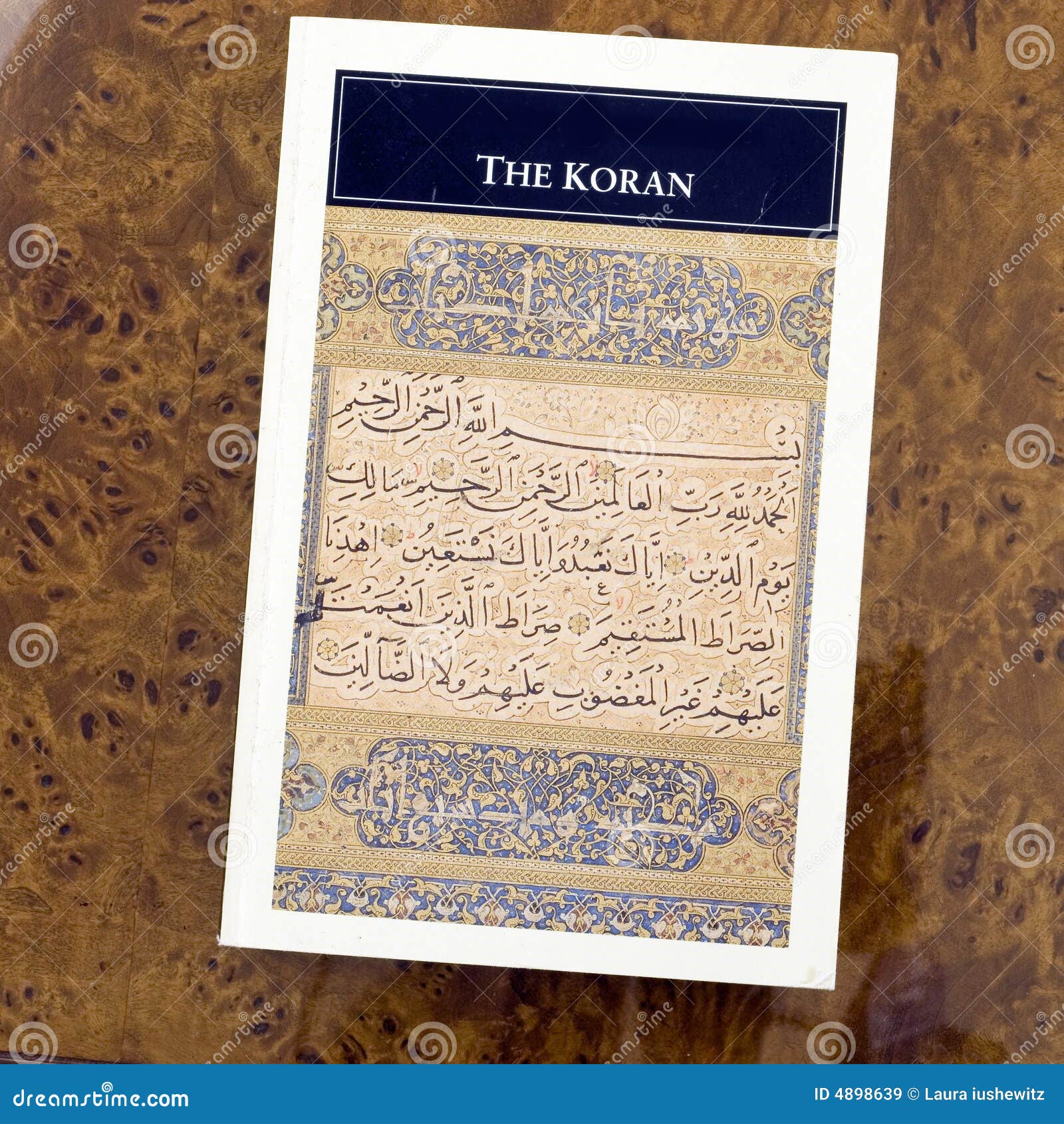 Koran paperback square stock image. Image of judgment - 4898639