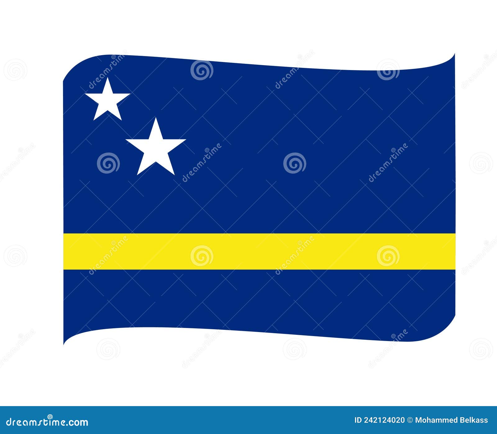 Curacao Icon Sign And Symbol. Curacao Color Icon For Website Design And ...