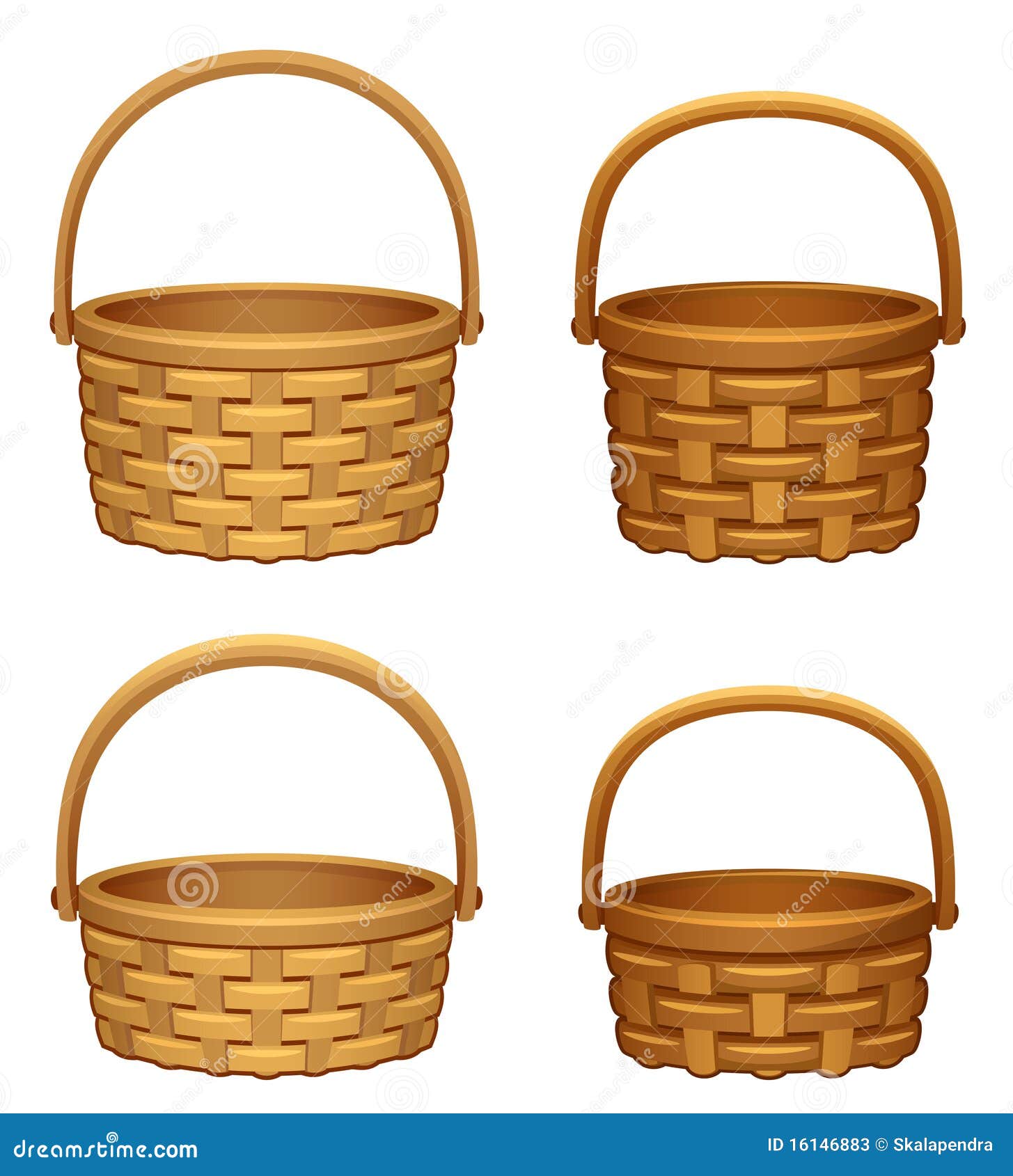 Korb vektor abbildung. Illustration von dekorativ, handgemacht - 16146883