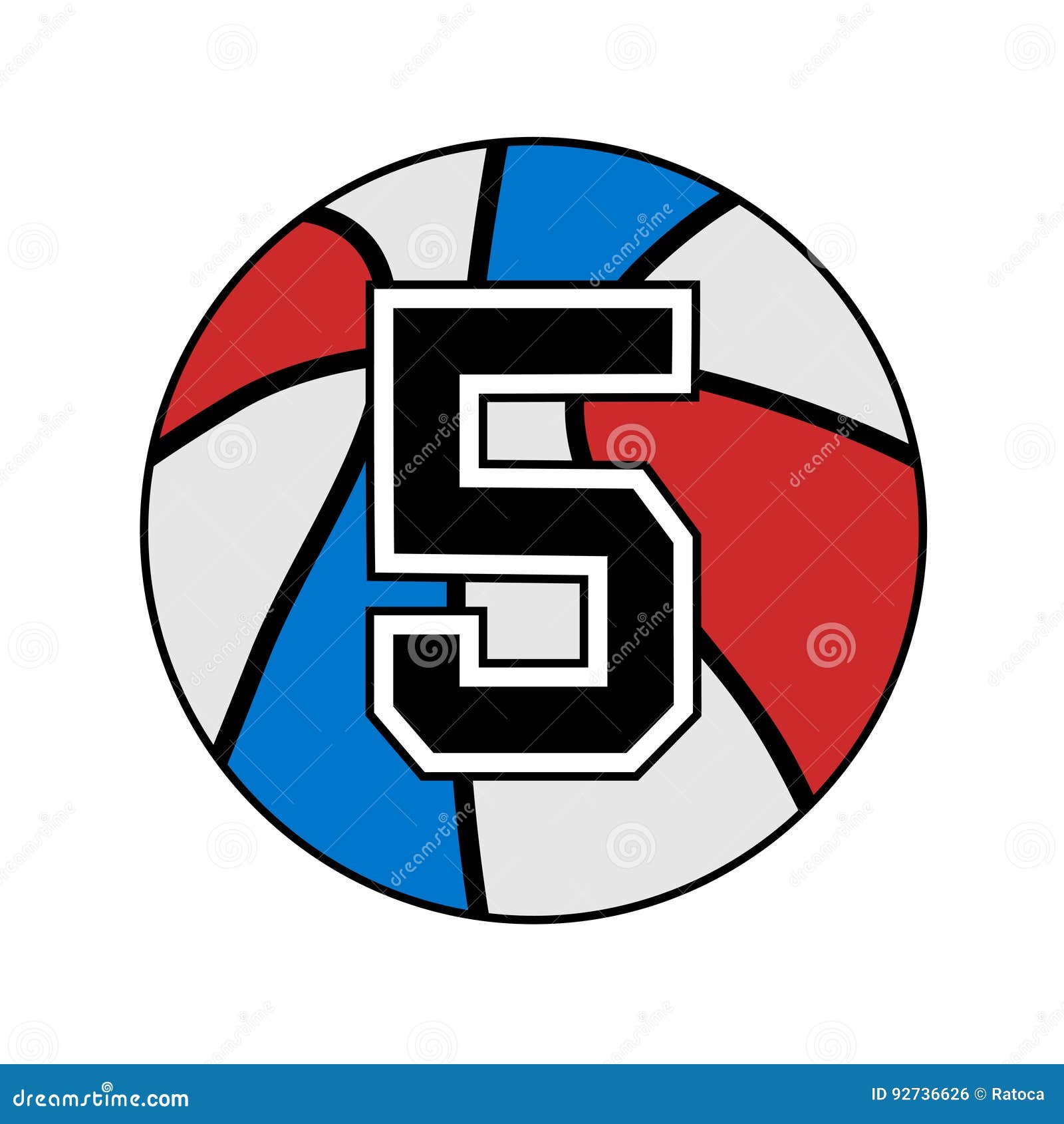 Korbball-Symboldesign vektor abbildung. Illustration von kreativ - 92736626