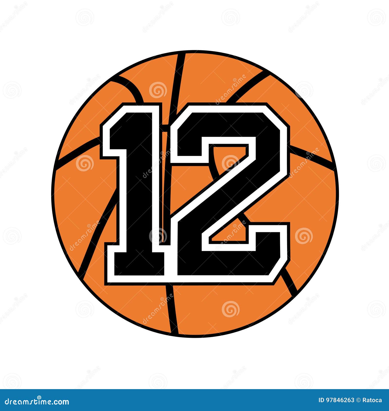 Korbball-Symboldesign vektor abbildung. Illustration von ikone - 97846263