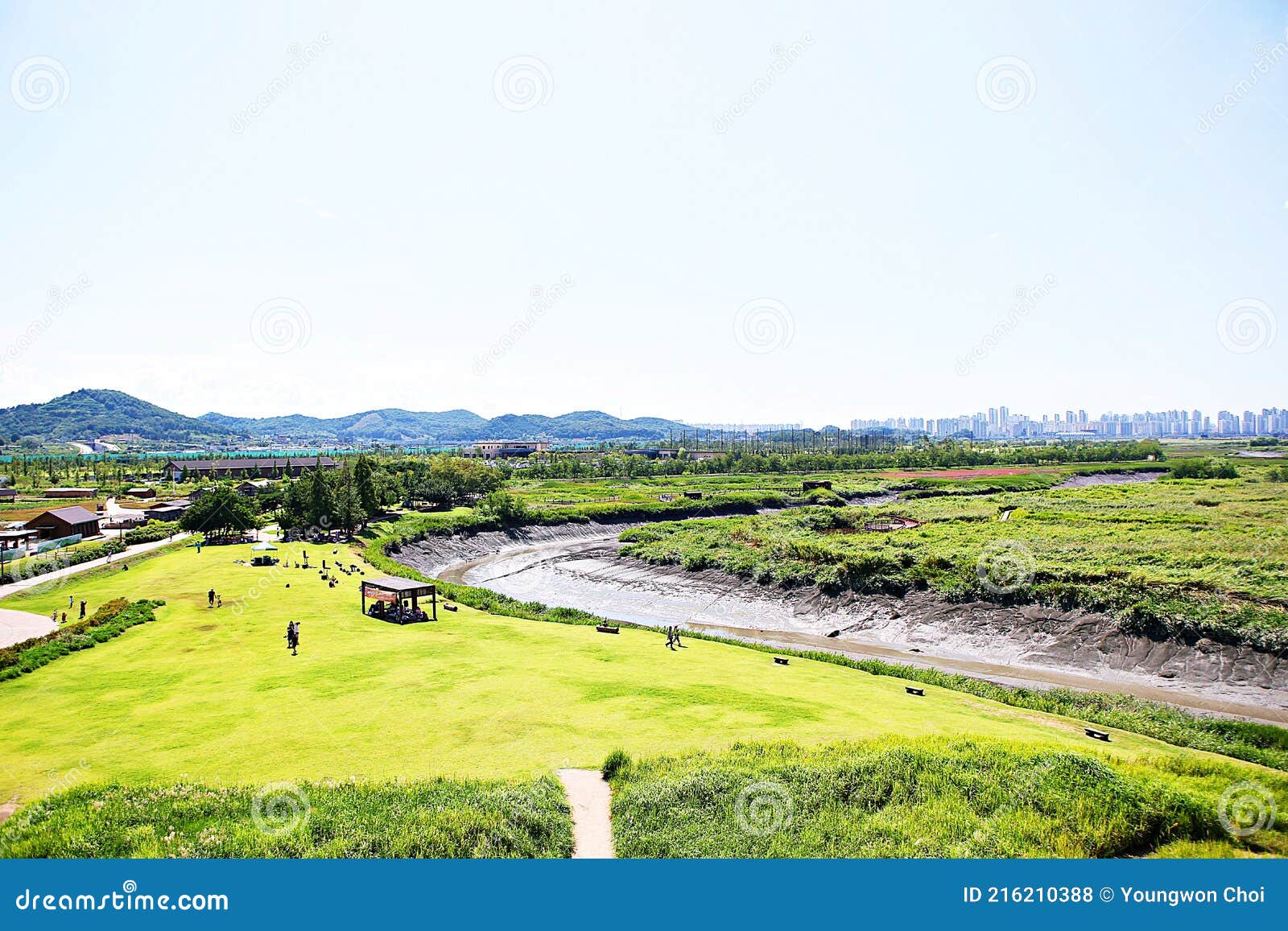 Korea ecological park editorial stock photo. Image of wetland - 216210388