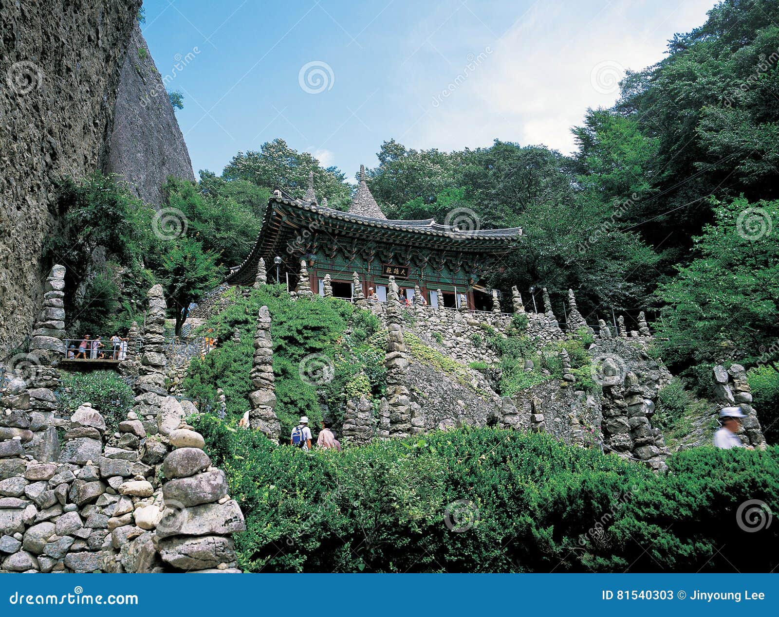Korea monastery editorial stock photo. Image of structure - 81540303