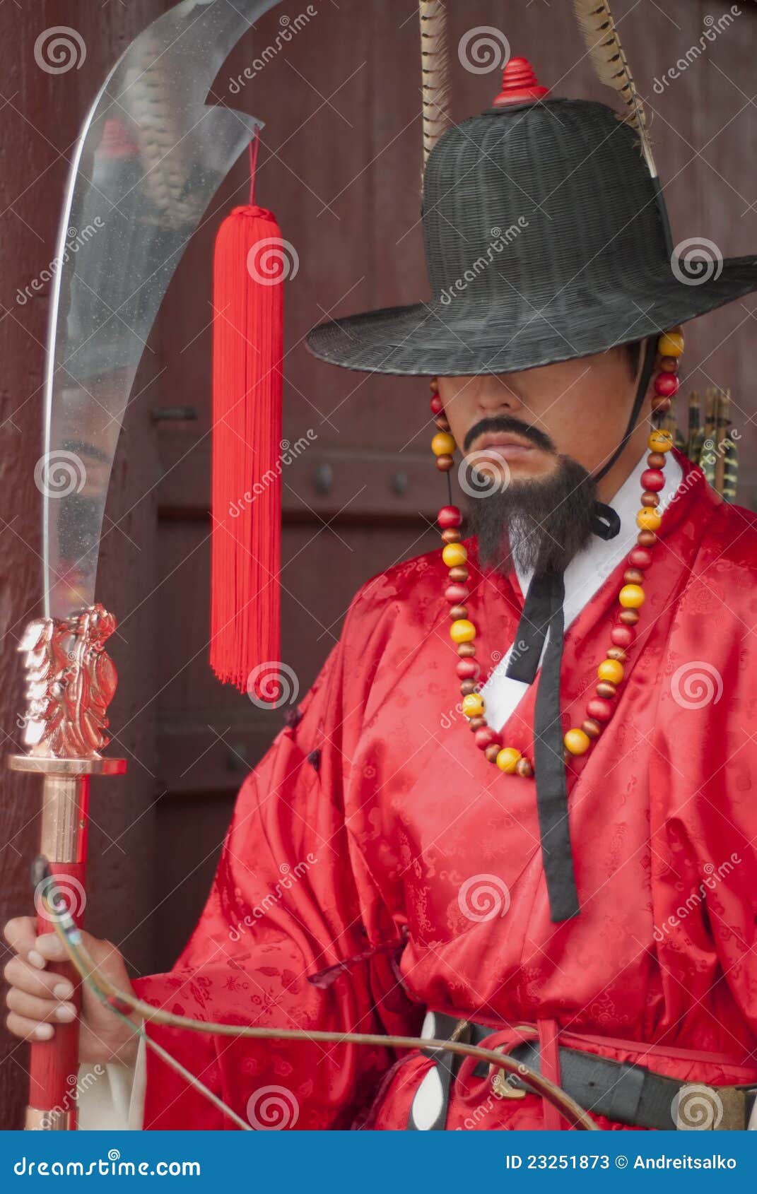 Korean ancient warrior stock image. Image of defense - 23251873