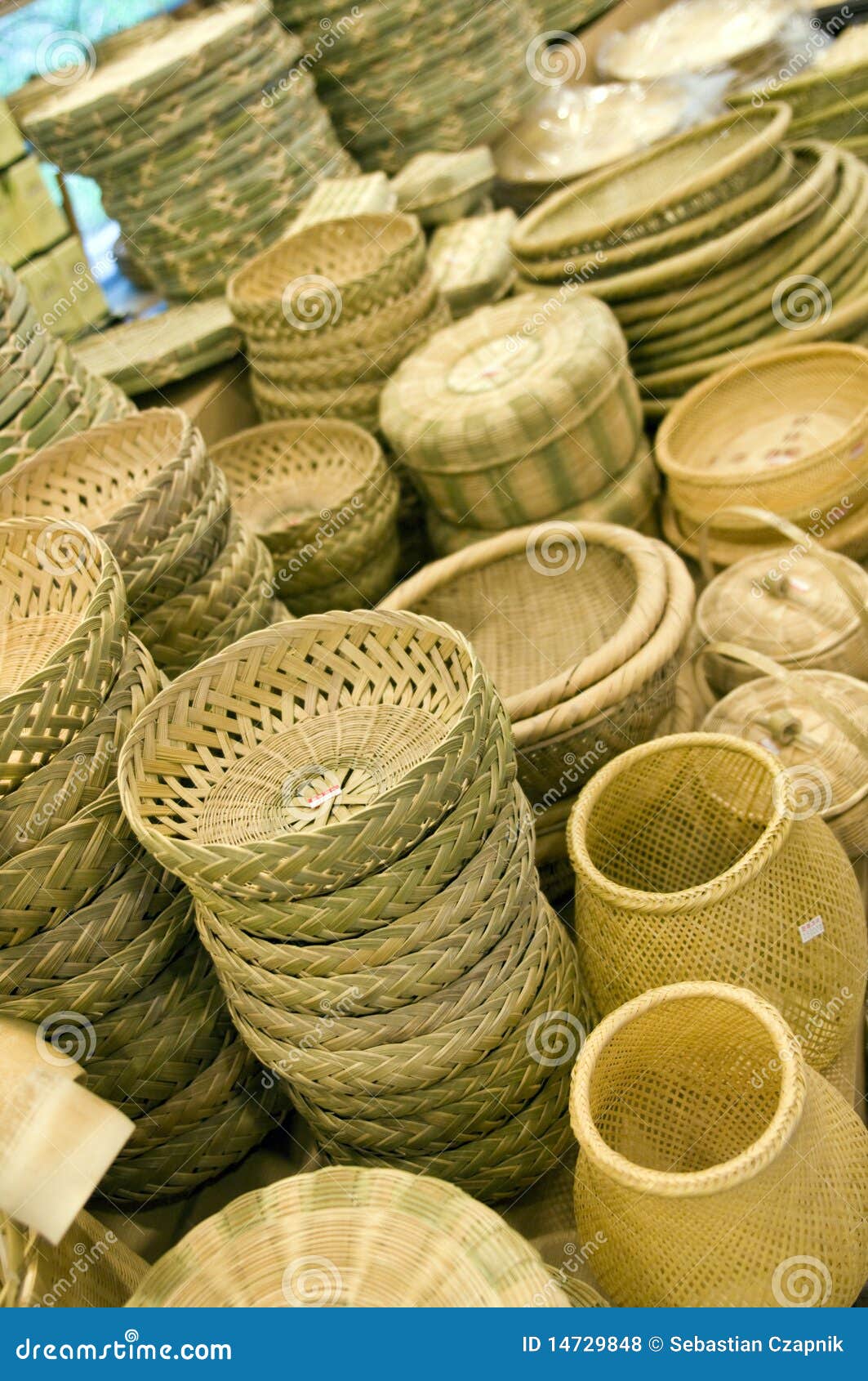Korean bamboo products stock photo. Image of street, korean - 14729848