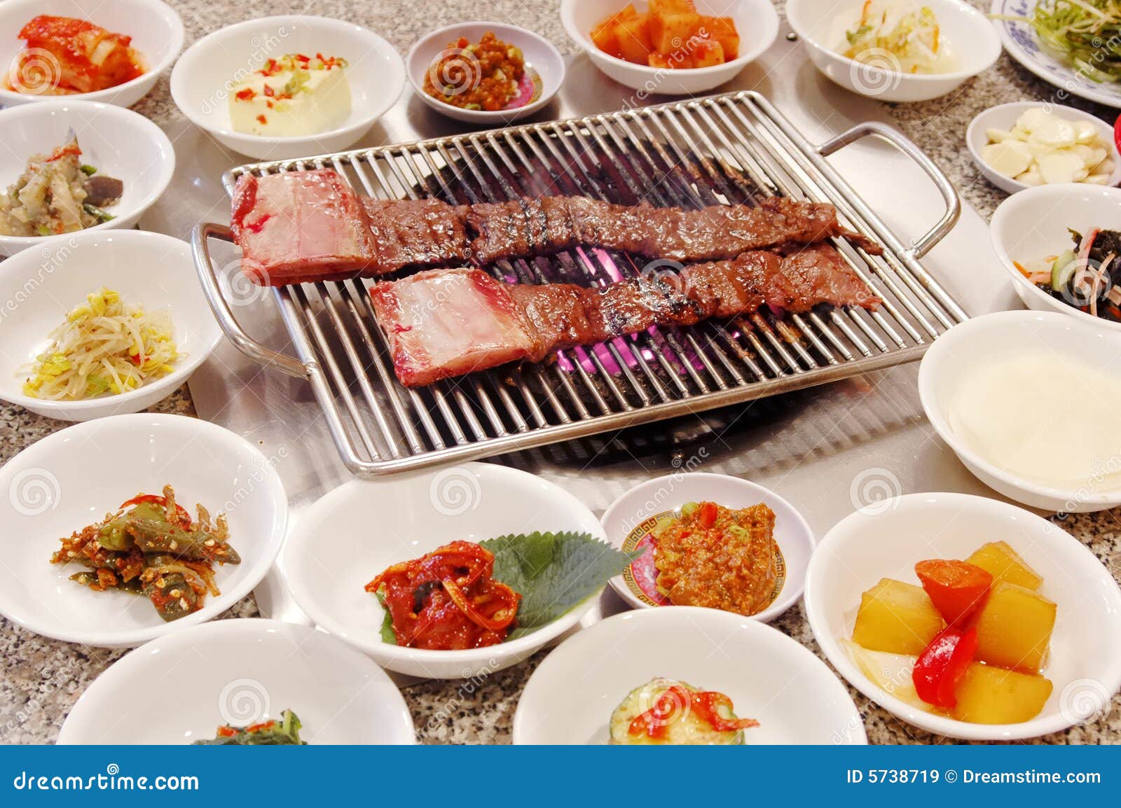 Korean BBQ Kalbi stock image. Image of korean, grill, kalbi - 5738719