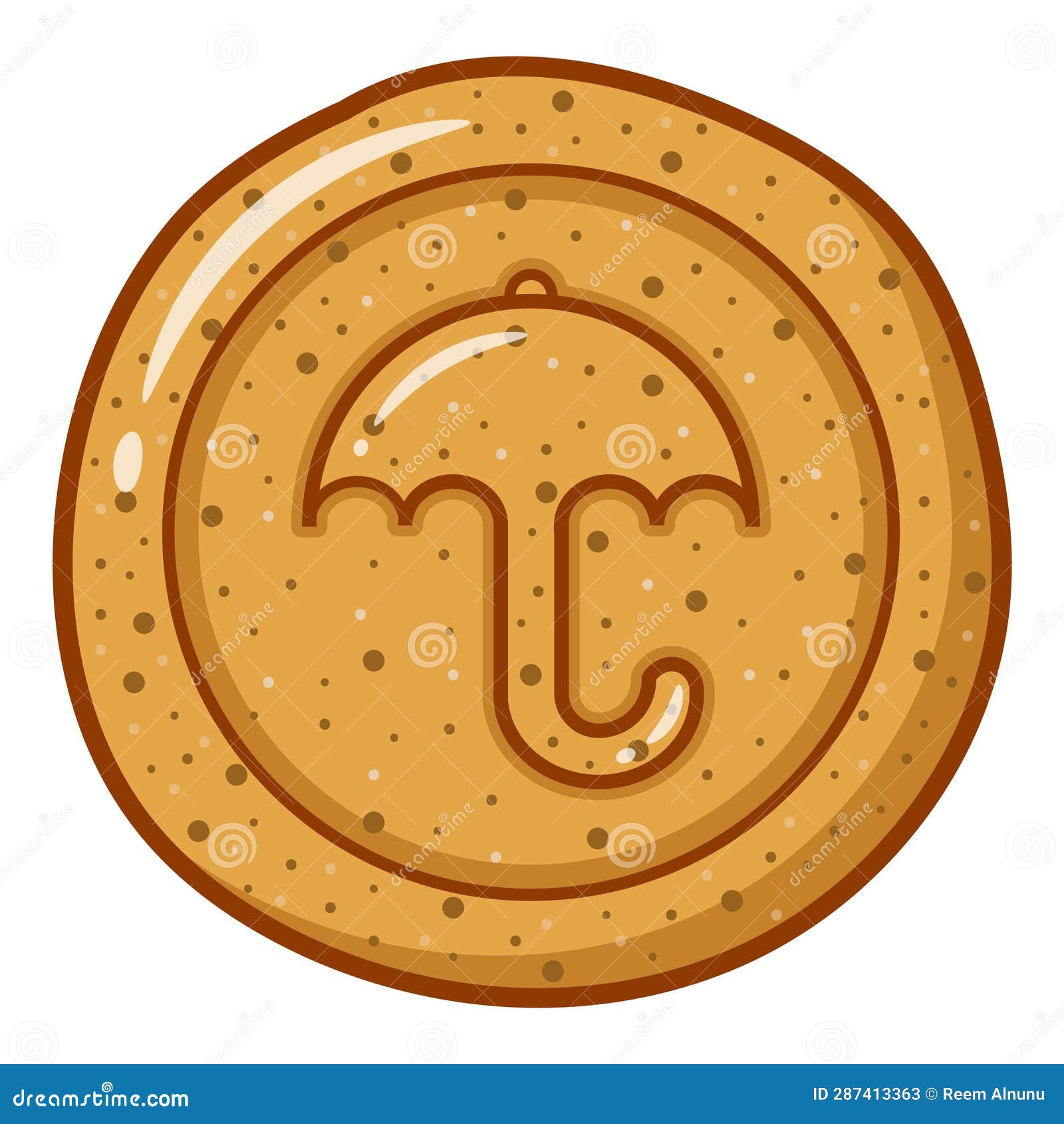 Korean Dalgona Candy Shape Drawing Stock Vector - Illustration of ...