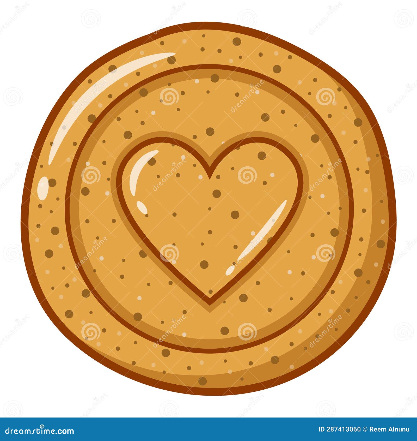 Korean Dalgona Candy Shape Drawing Stock Vector - Illustration of ...