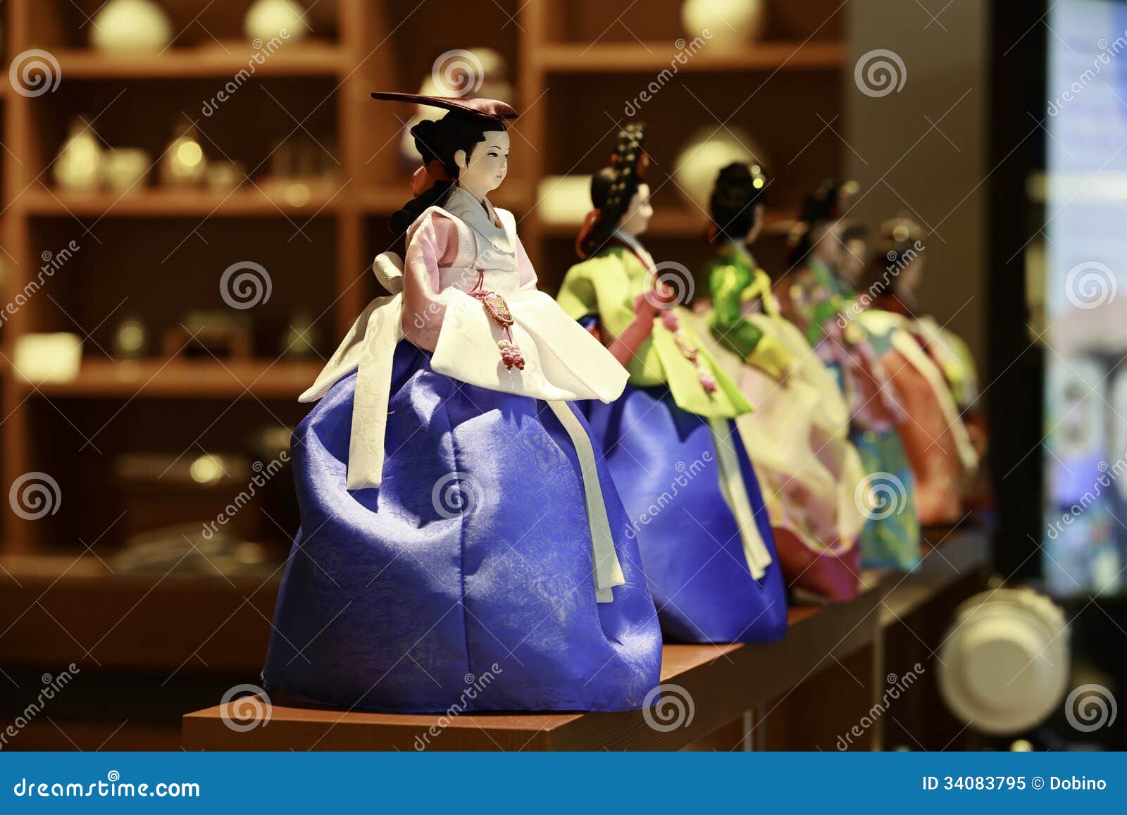Korean Dolls stock image. Image of beautiful, figurine - 34083795