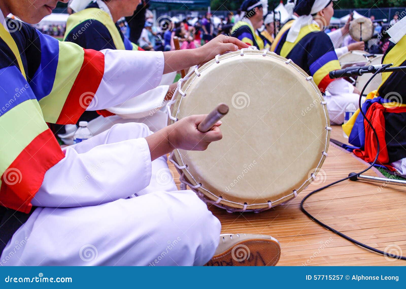 Korean Drum Played at Festival Grounds Editorial Photography - Image of ...