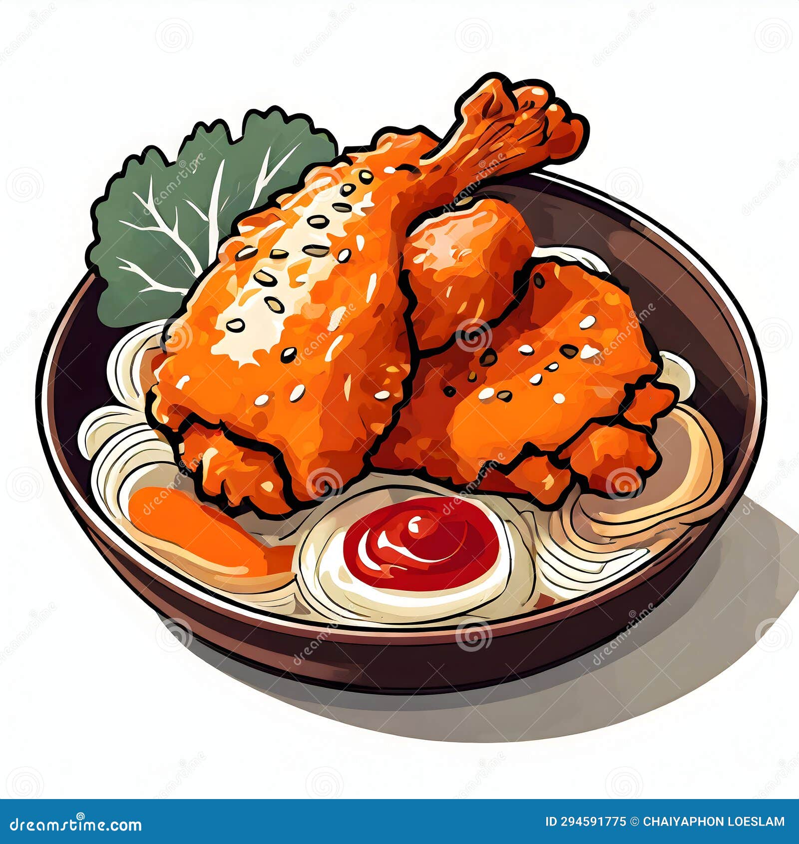 Korean Food, Kimchi on White Background Stock Image - Image of cooking ...