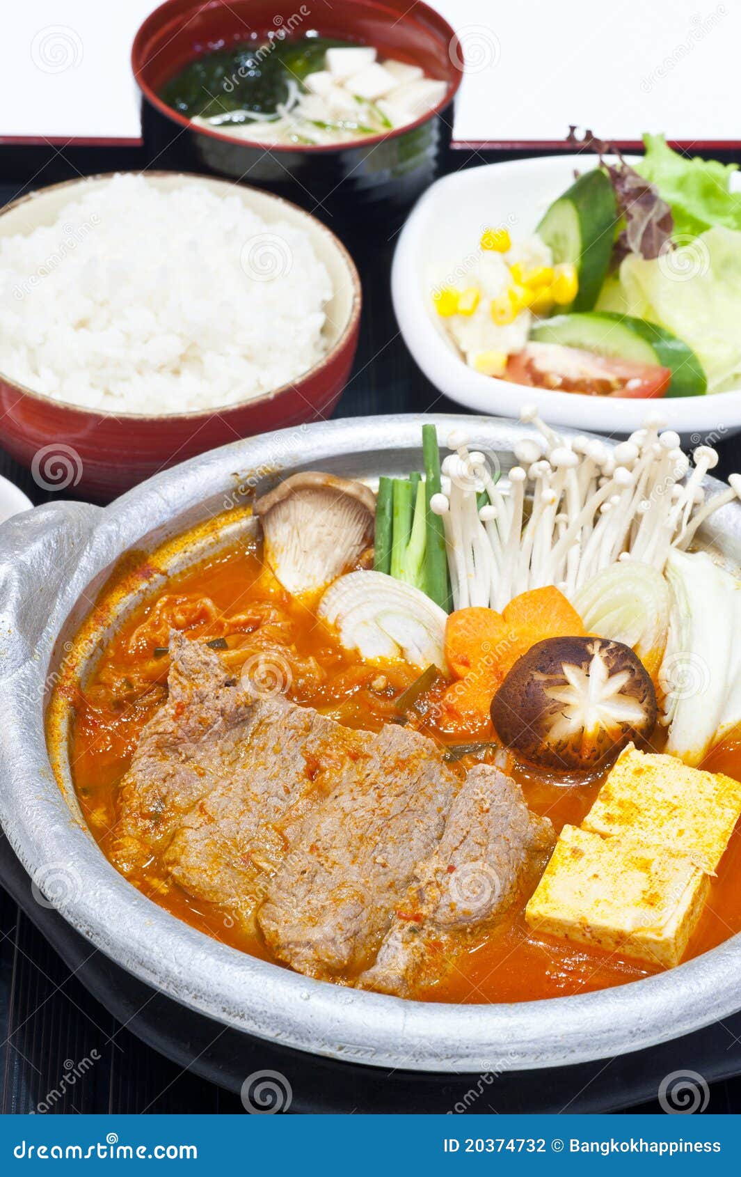 Korean food set stock photo. Image of dish, dinner, breakfast - 20374732