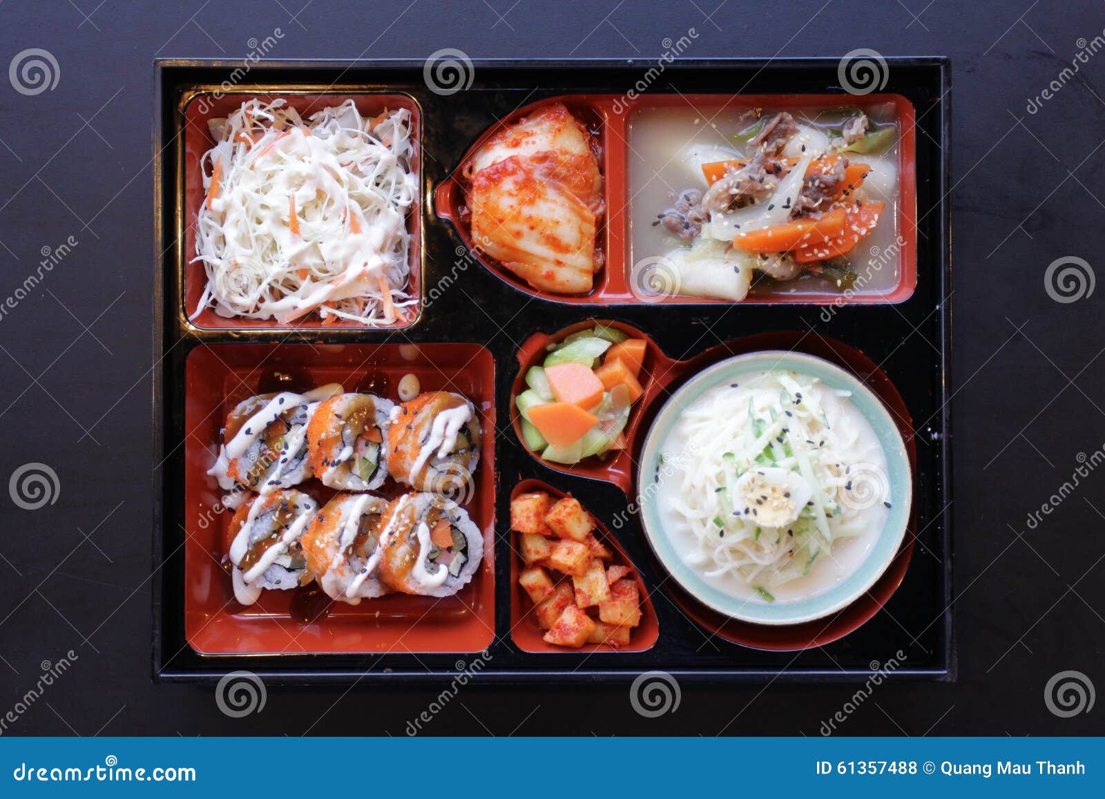 Korean food set stock photo. Image of meat, plate, close - 61357488