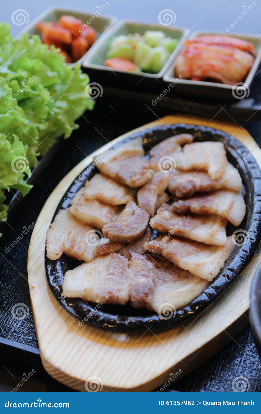 Korean food set stock photo. Image of colorful, meat - 61357962