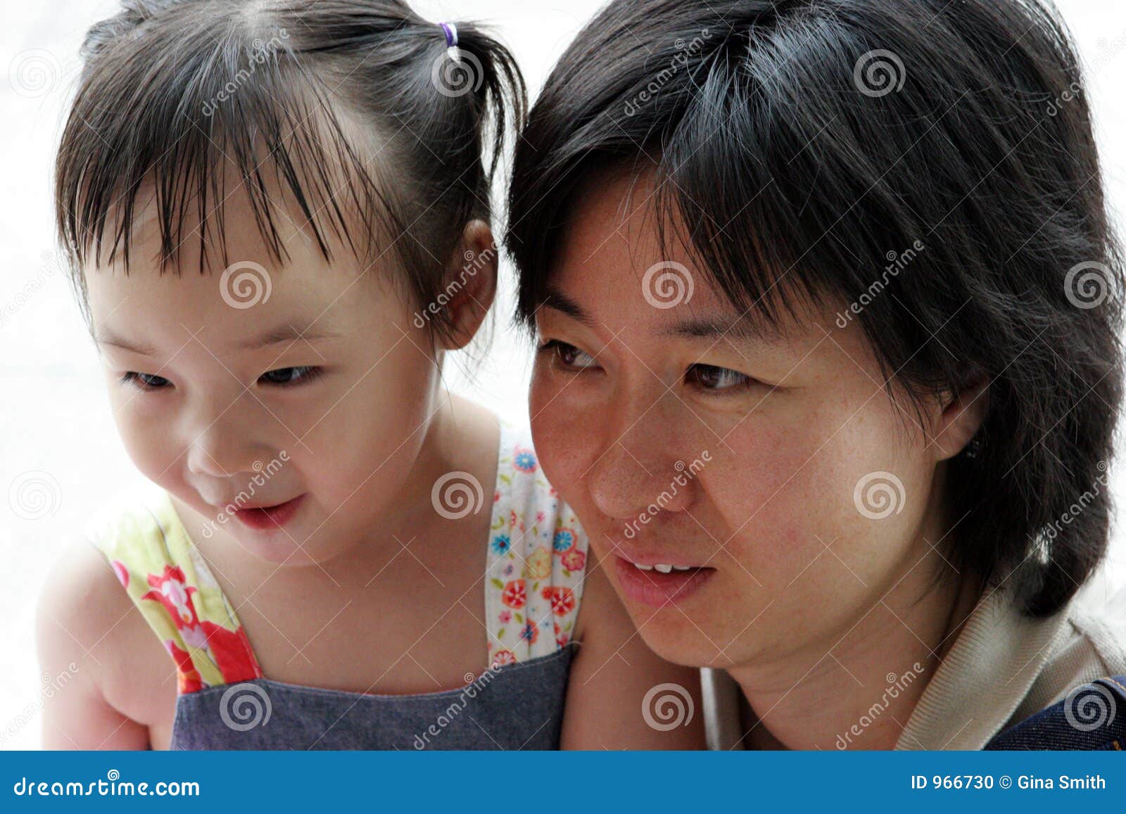 Korean girl with her mom stock photo. Image of nice, korea - 966730