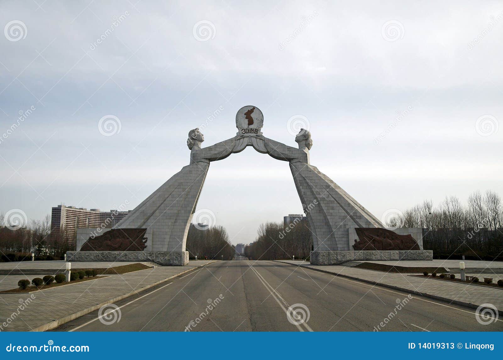 Korean Peninsula Unified Symbol Stock Image - Image of demarcation ...