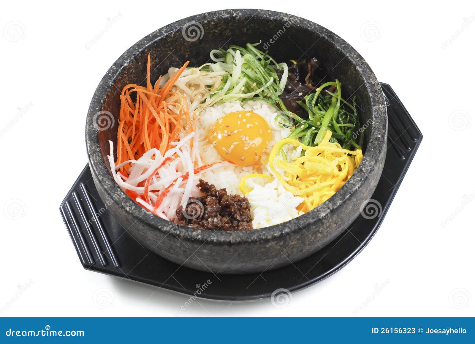 Korean rice stock image. Image of east, beef, diet, bibimbap - 26156323