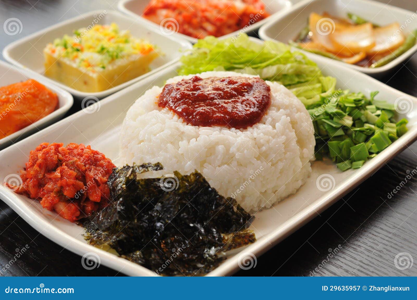 Korean rice stock image. Image of cooking, dish, donburi - 29635957
