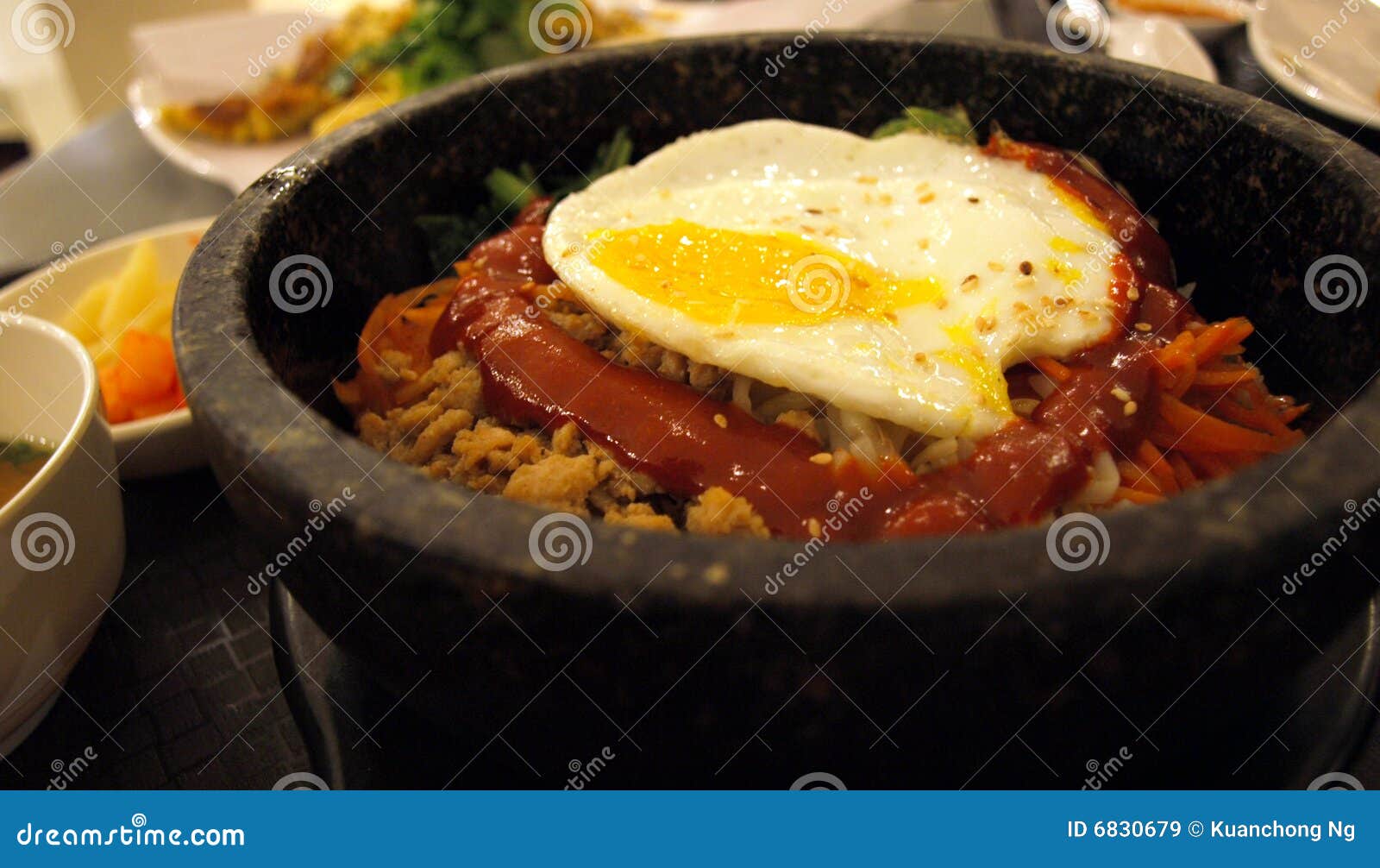 Korean Rice - Bibim Bap stock image. Image of bowl, mixed - 6830679